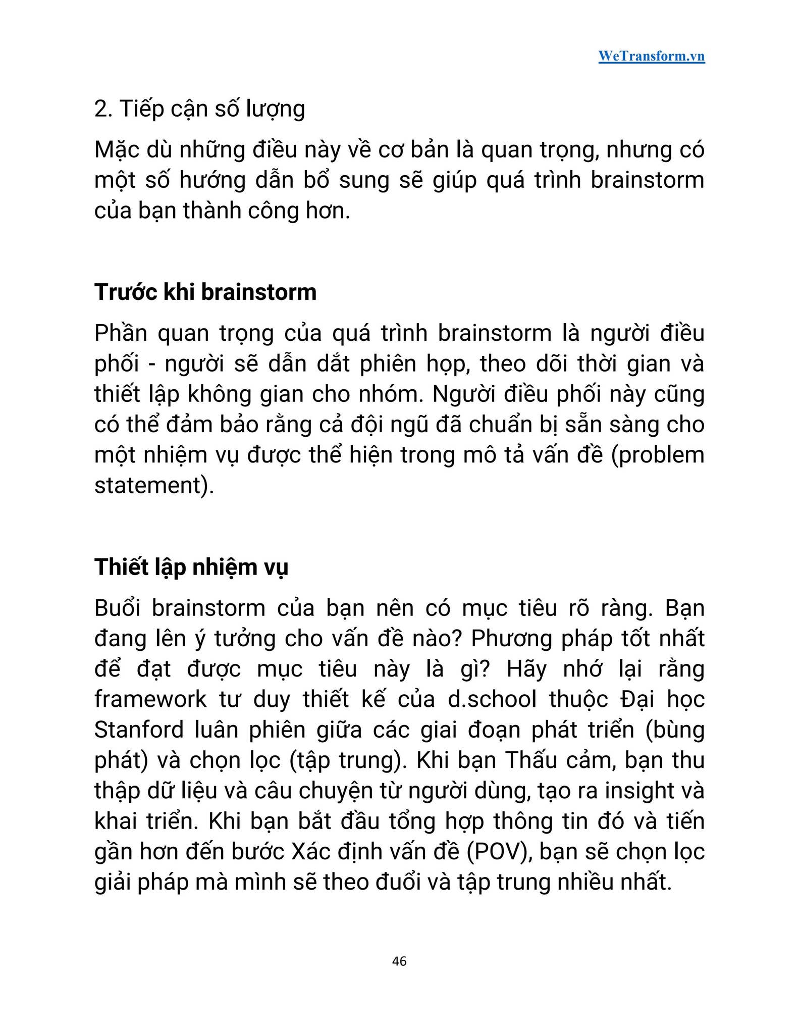 Design Thinking Handbook - Tư Duy Thiết Kế (Phần 2) by Huỳnh Hữu Tài ...