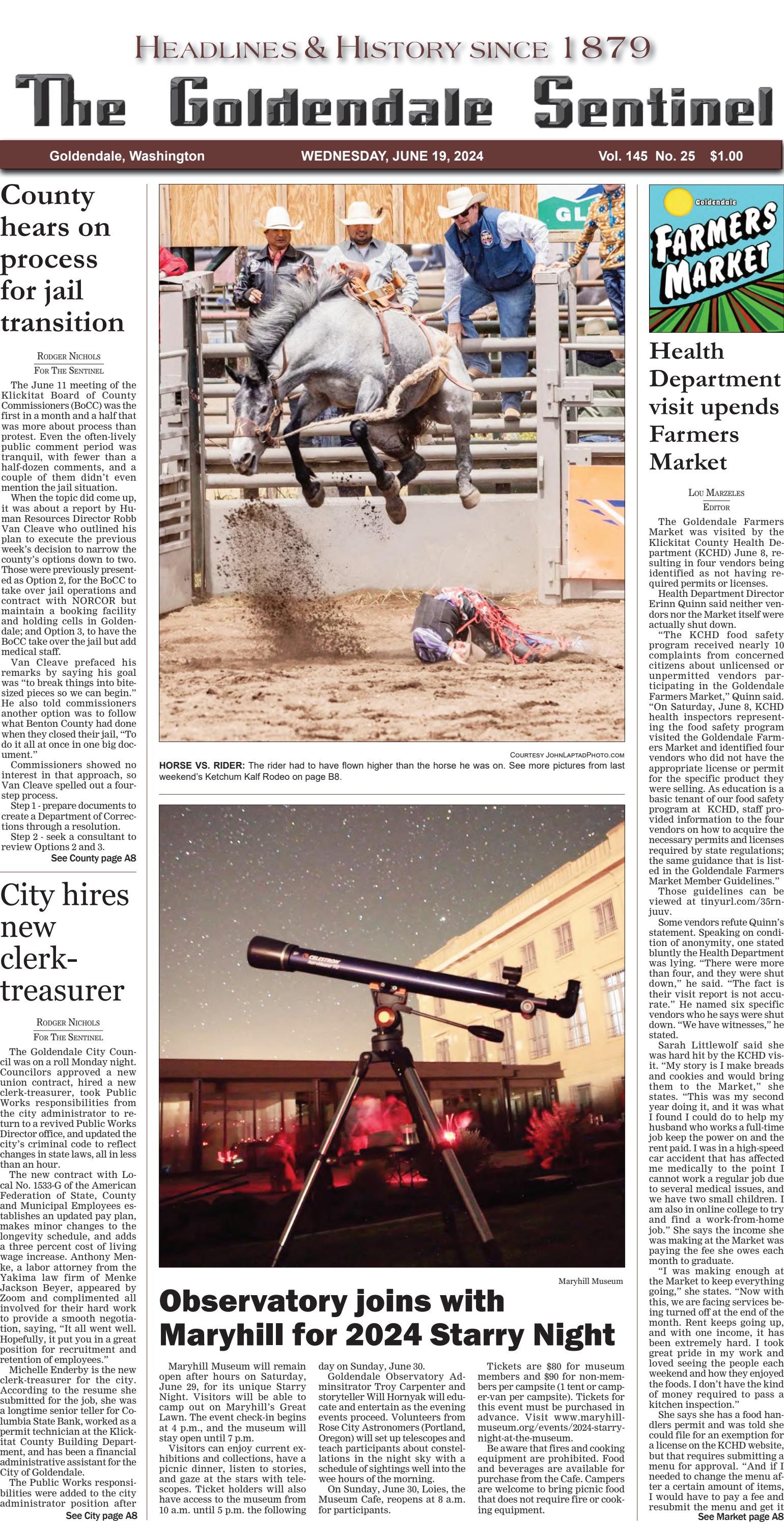 Goldendale Sentinel June 19, 2024 by Goldendale Sentinel - Issuu