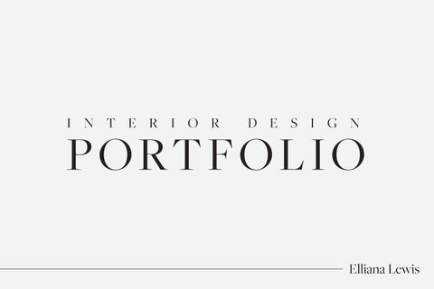 Elliana Lewis - Interior Design Portfolio by Elliana Lewis - Issuu