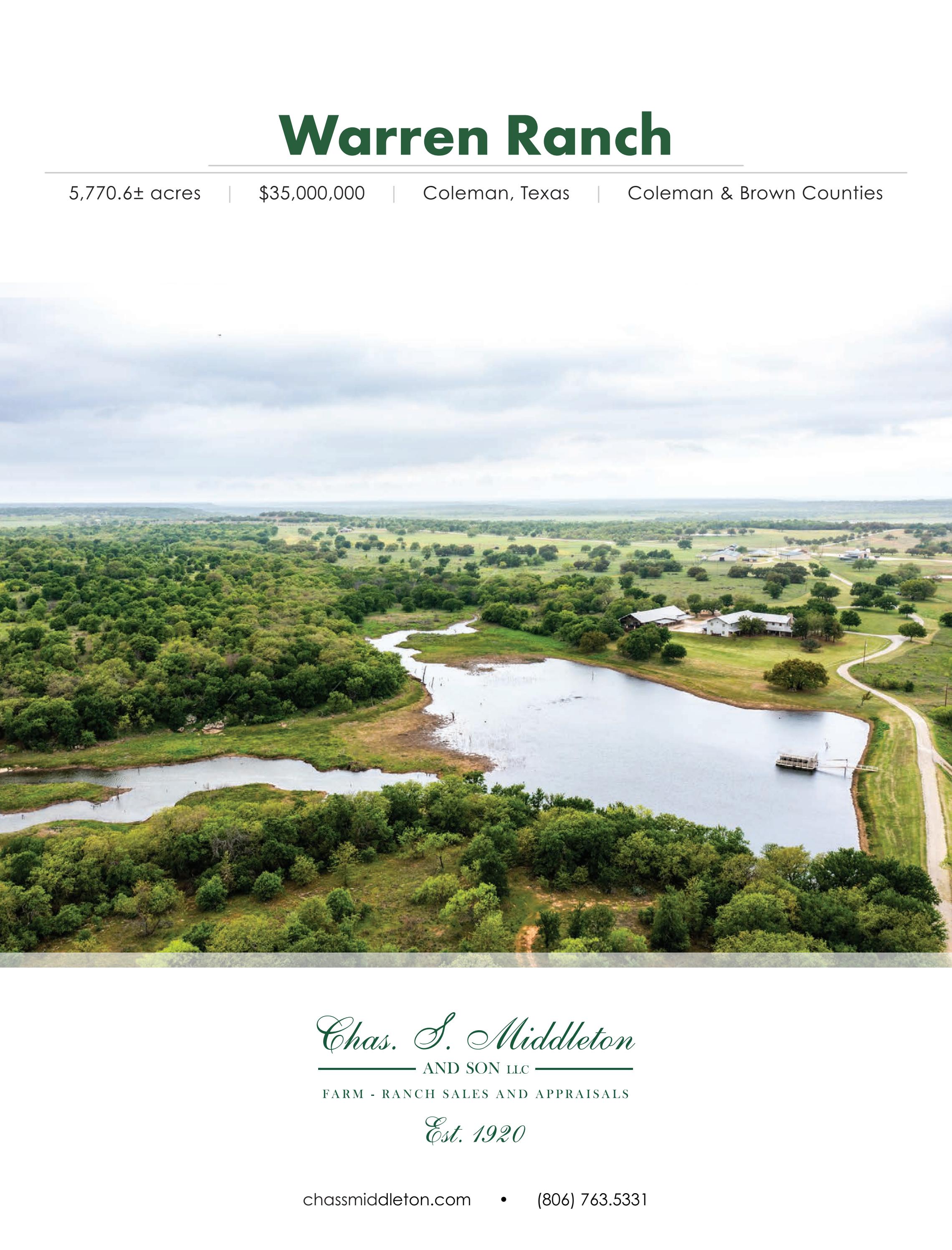 Warren Ranch | Coleman County, Texas by csmandson - Issuu