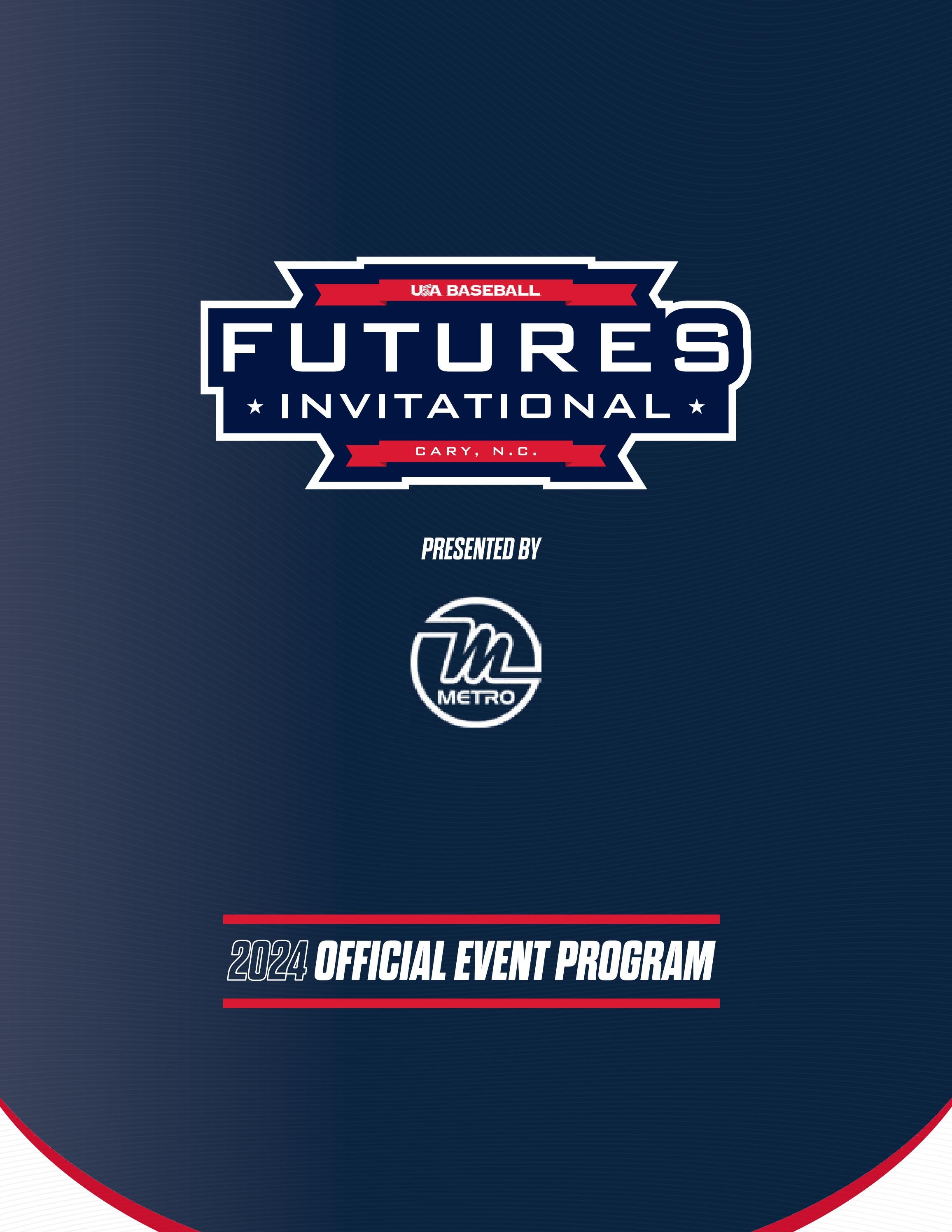 2024 Futures Invitational | Official Event Program by USA Baseball - Issuu