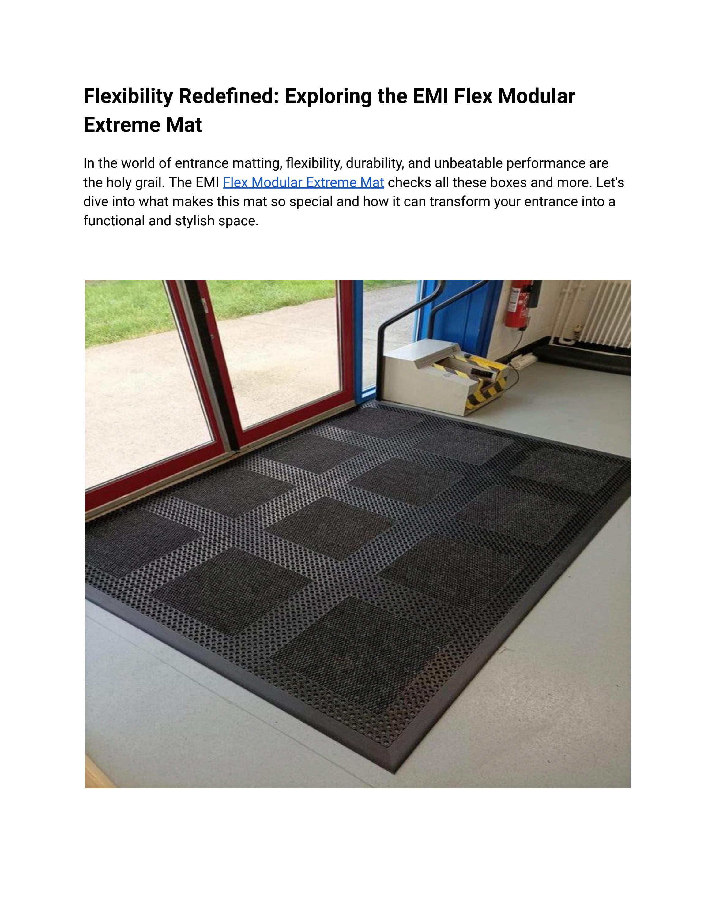 My first documentFlexibility Redefined: Exploring the EMI Flex Modular ...