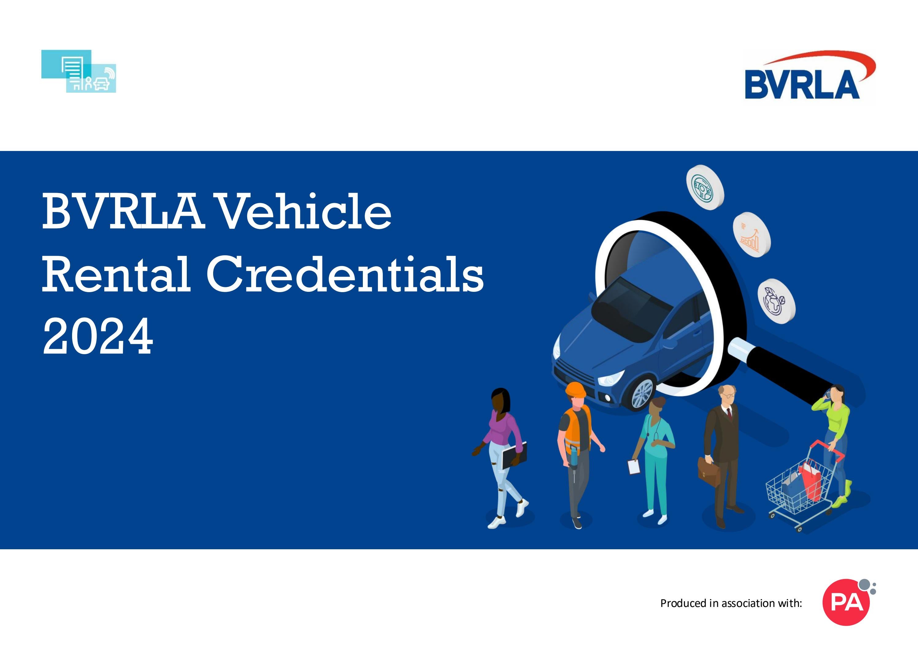 BVRLA Vehicle Rental Credentials 2024 by BVRLA - Issuu