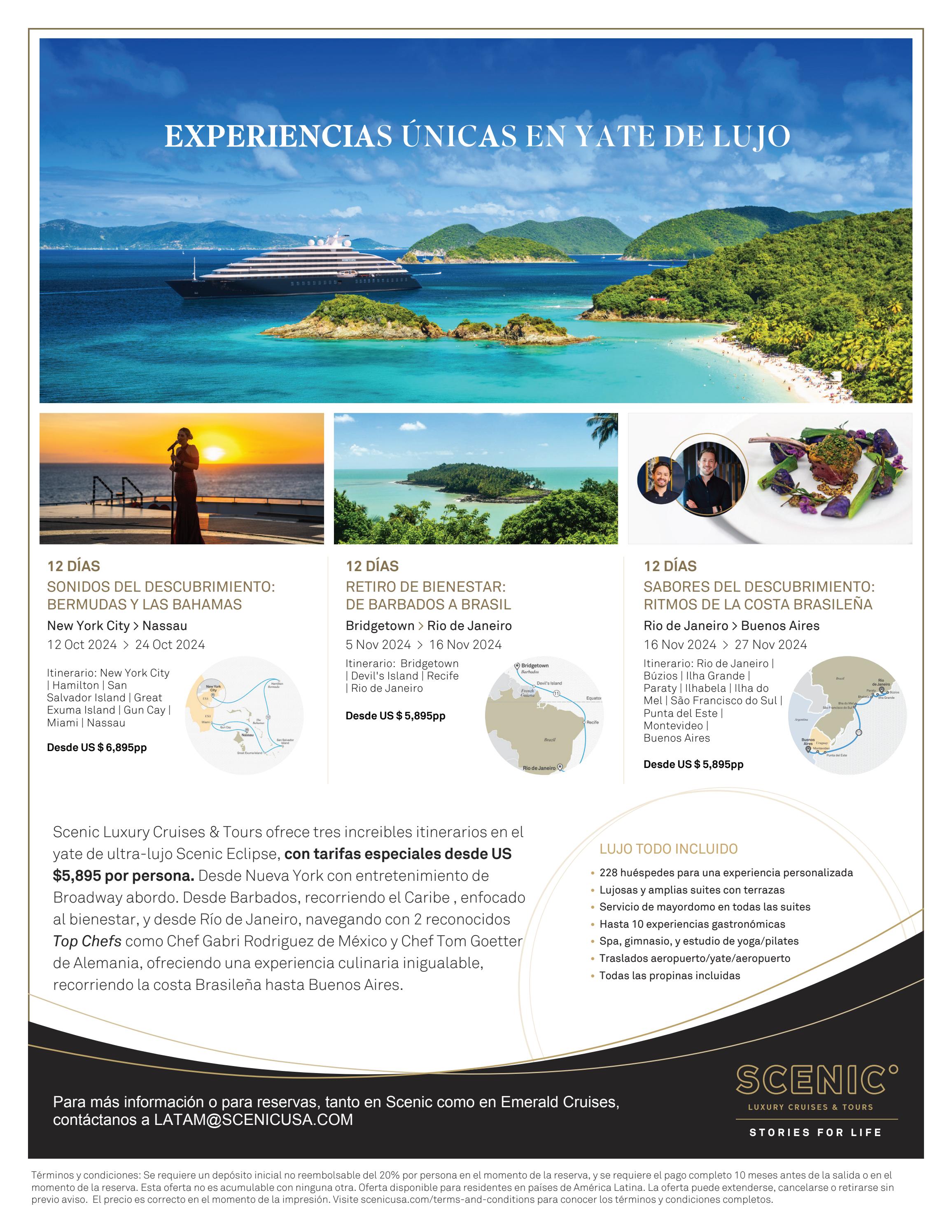 Scenic Eclipse_Unique Sailings_Consumer Flyer_LATAM_Spanish by Scenic ...