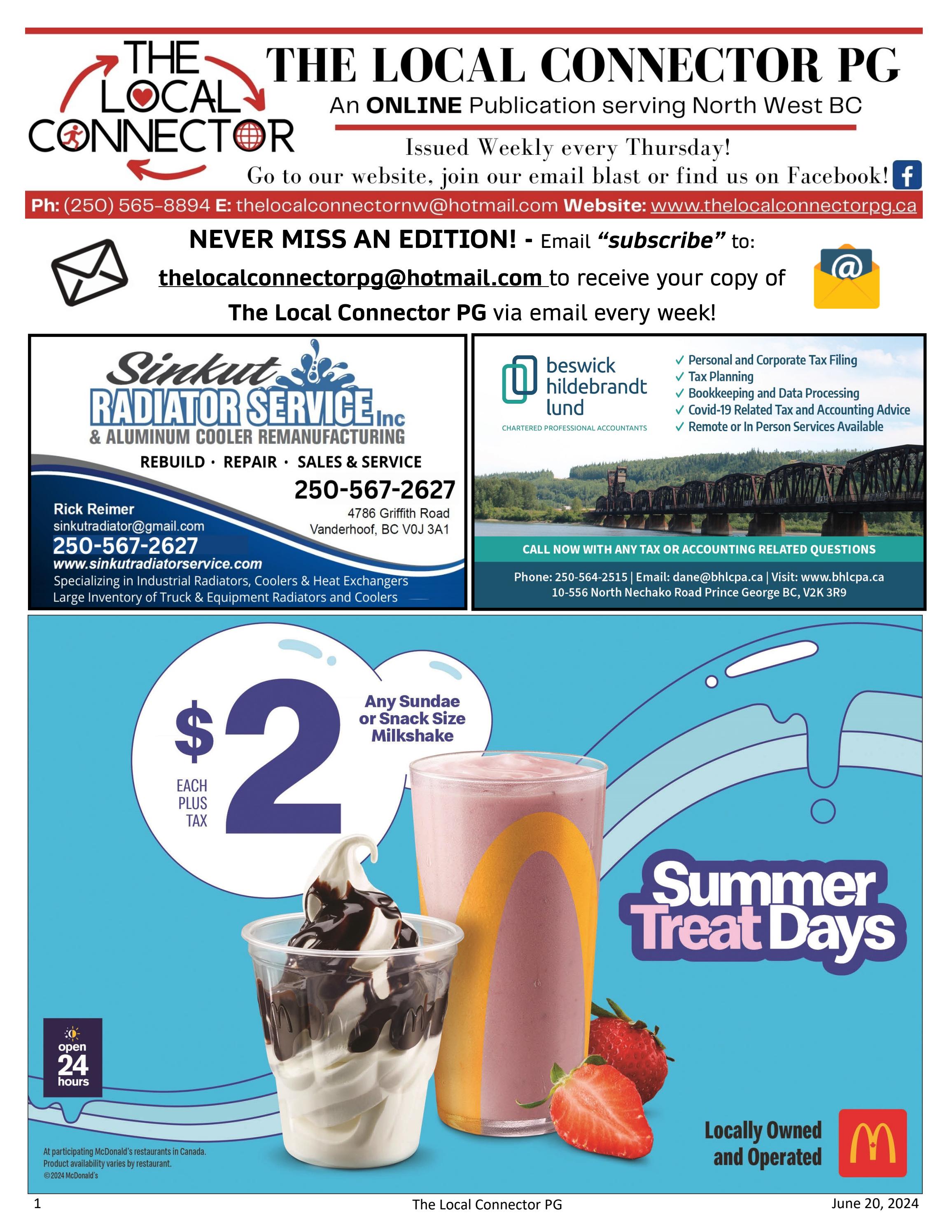 The Local Connector PG June 20, 2024 by thelocalconnectornw - Issuu