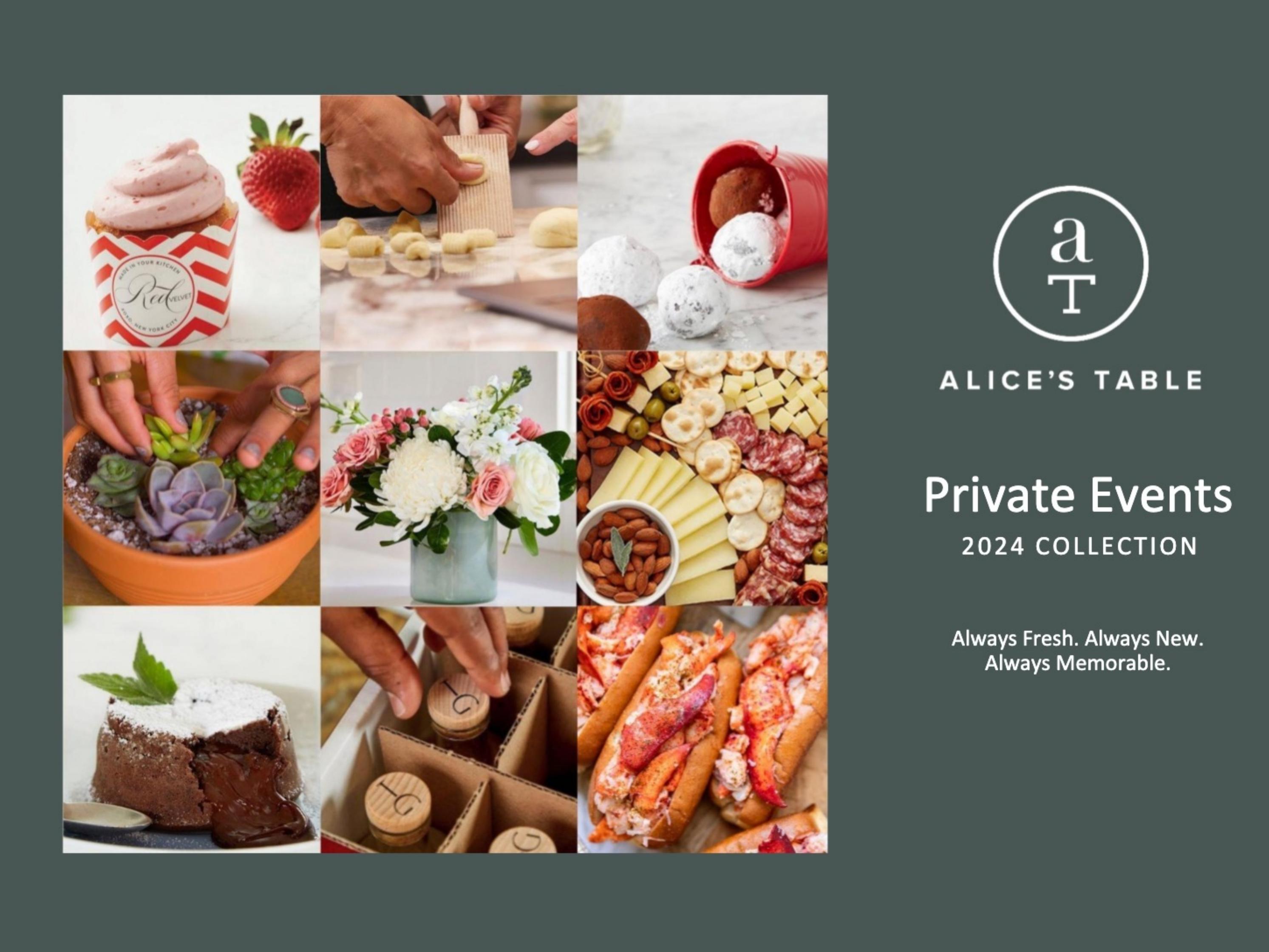 Alice's Table Private Events - Collection BF by alices_table - Issuu