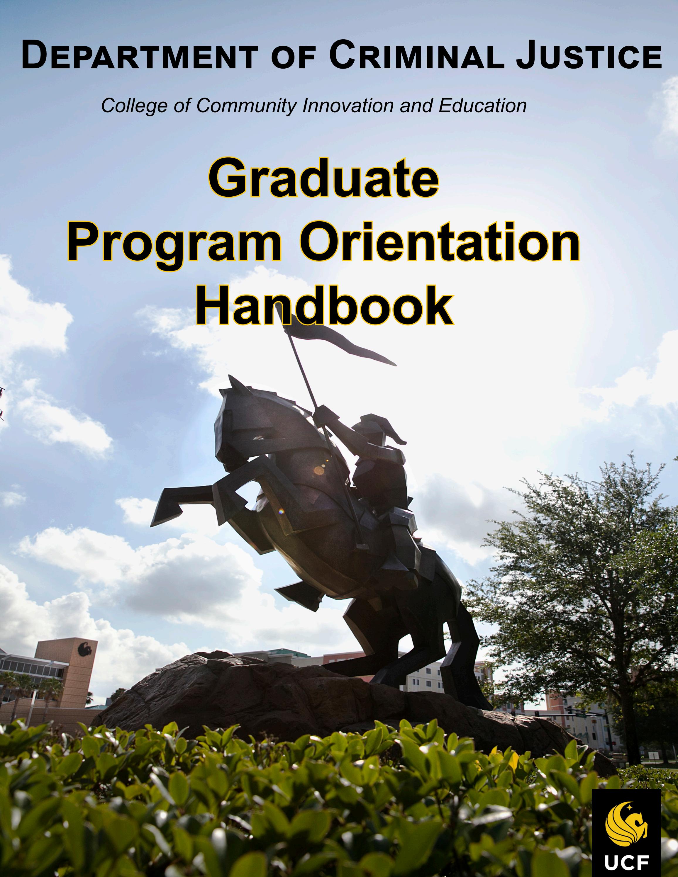 Graduate Programs Orientation Handbook by ucfcj - Issuu