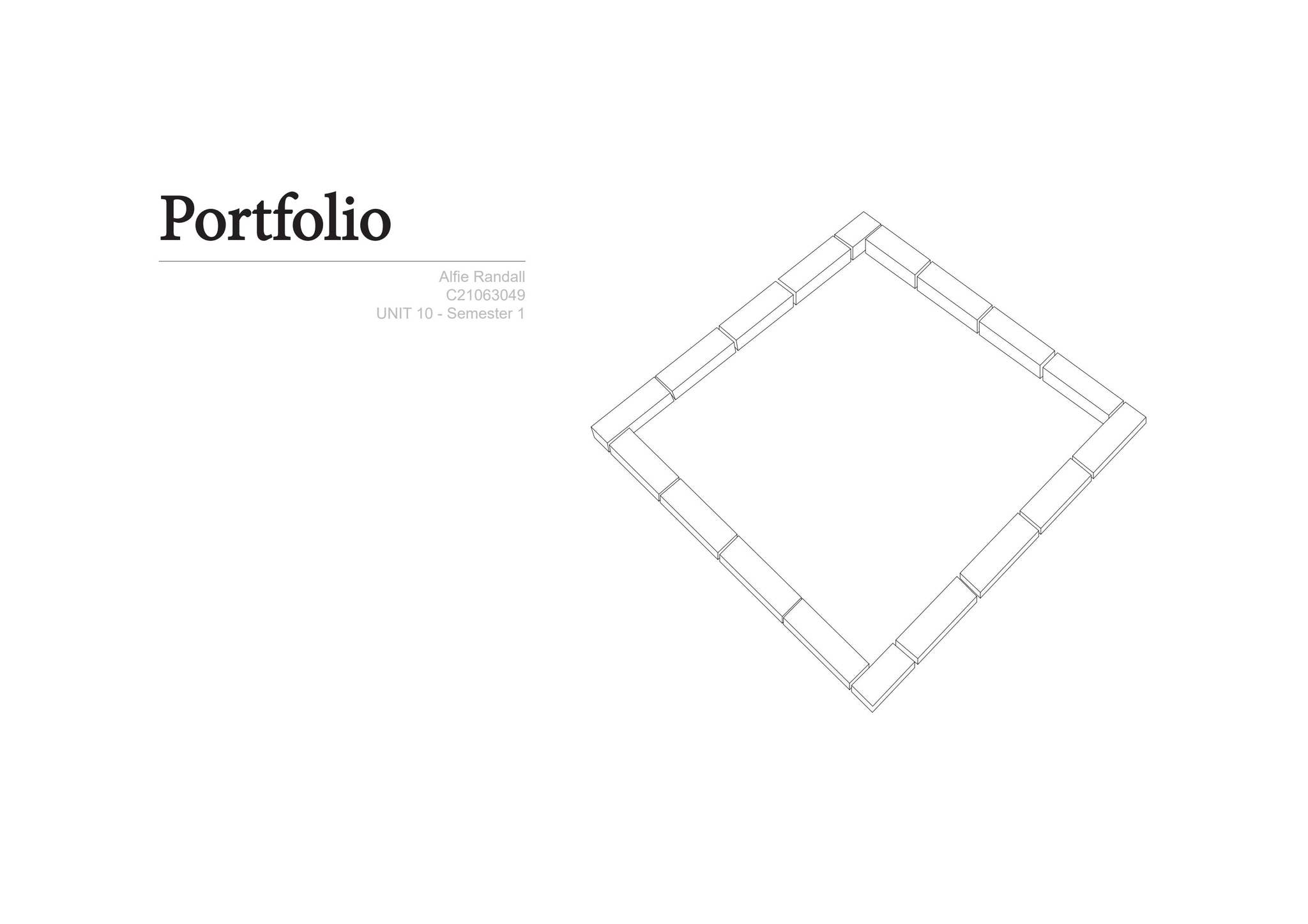 Year 3, Semester 1 - Design Porfolio by alfie_randall_ - Issuu
