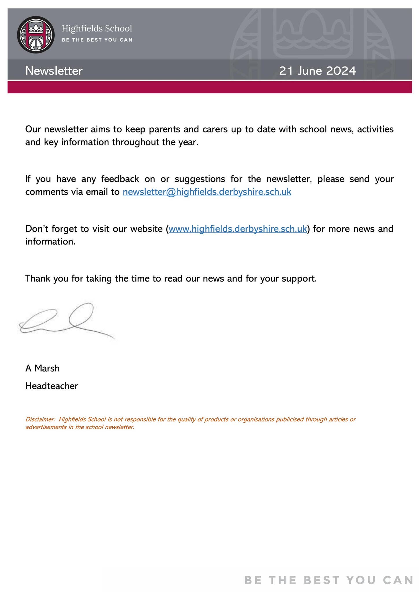 Issue 19 by Highfields School - Issuu