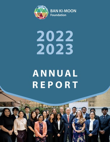 Annual Report 2022-2023 | Ban Ki-moon Foundation by Ban Ki-moon ...