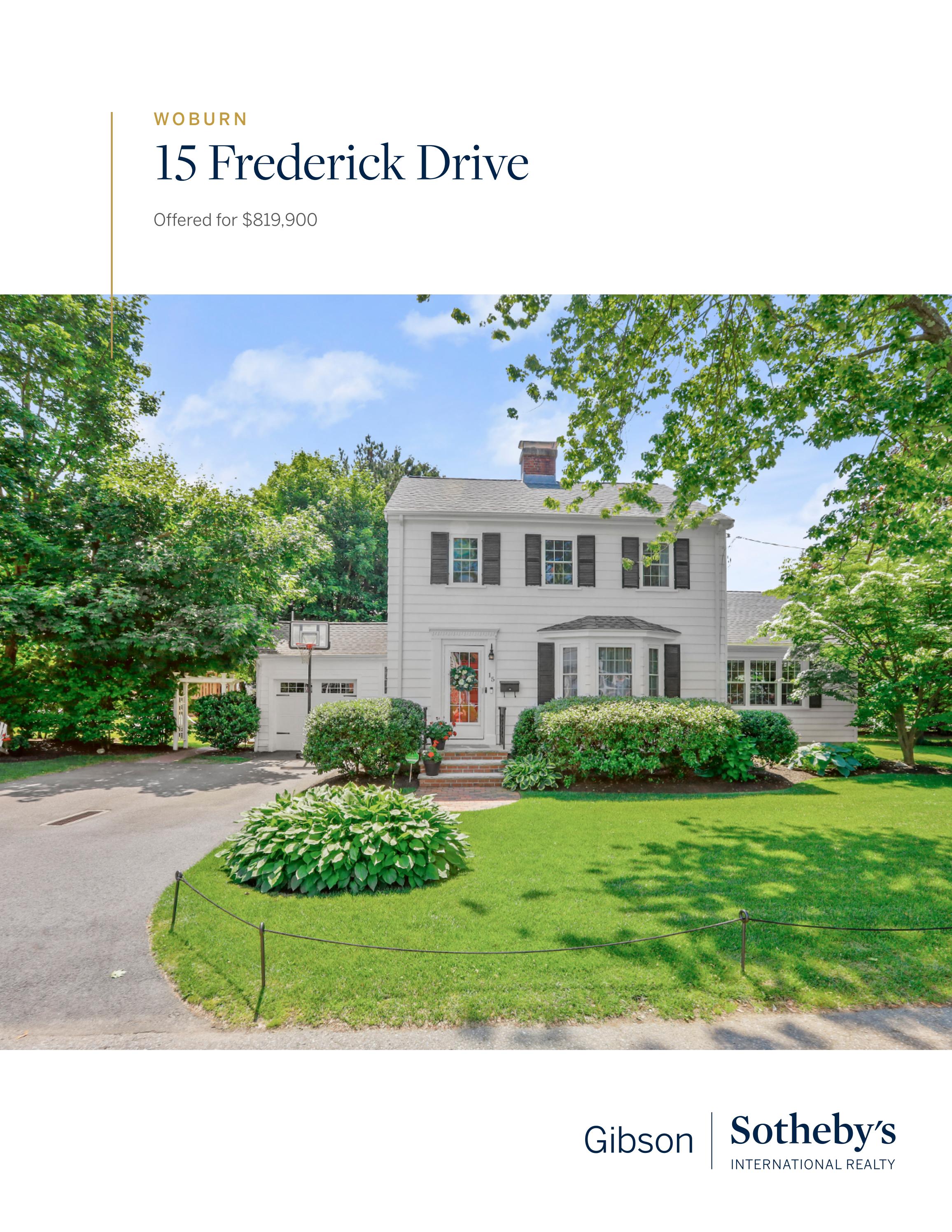 Introducing 15 Frederick Drive, Woburn! by Gibson Sotheby's ...