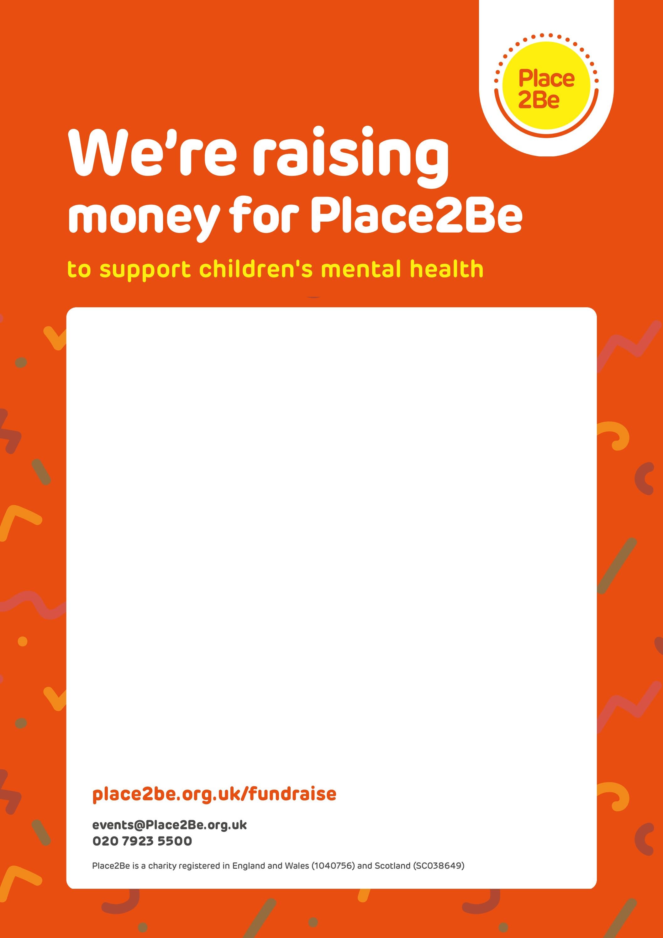 Place2Be Fundraising event advert poster by Place2Be - Issuu