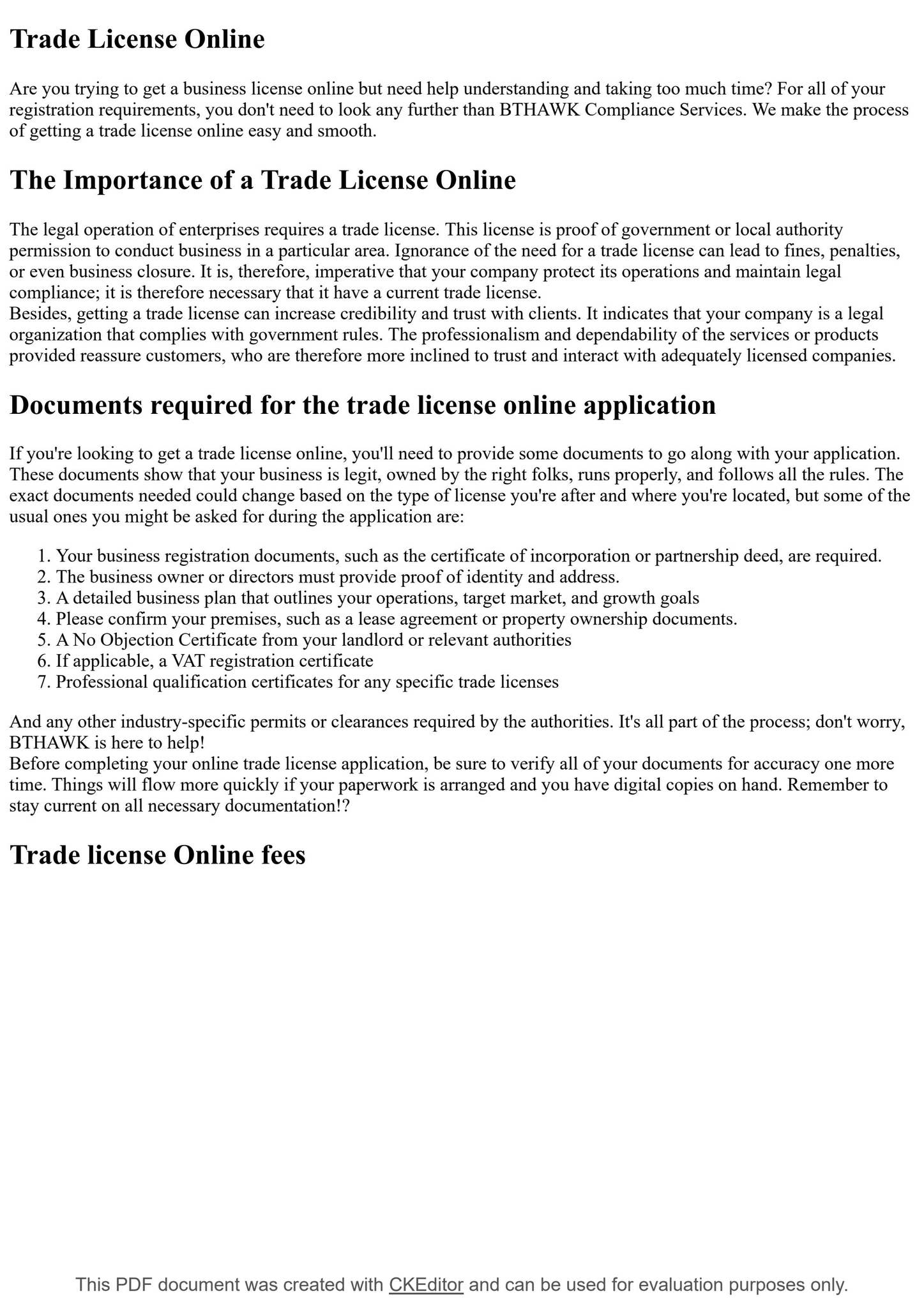 Trade License Online Starts From Rs.599 by ZUCOL Group - Issuu
