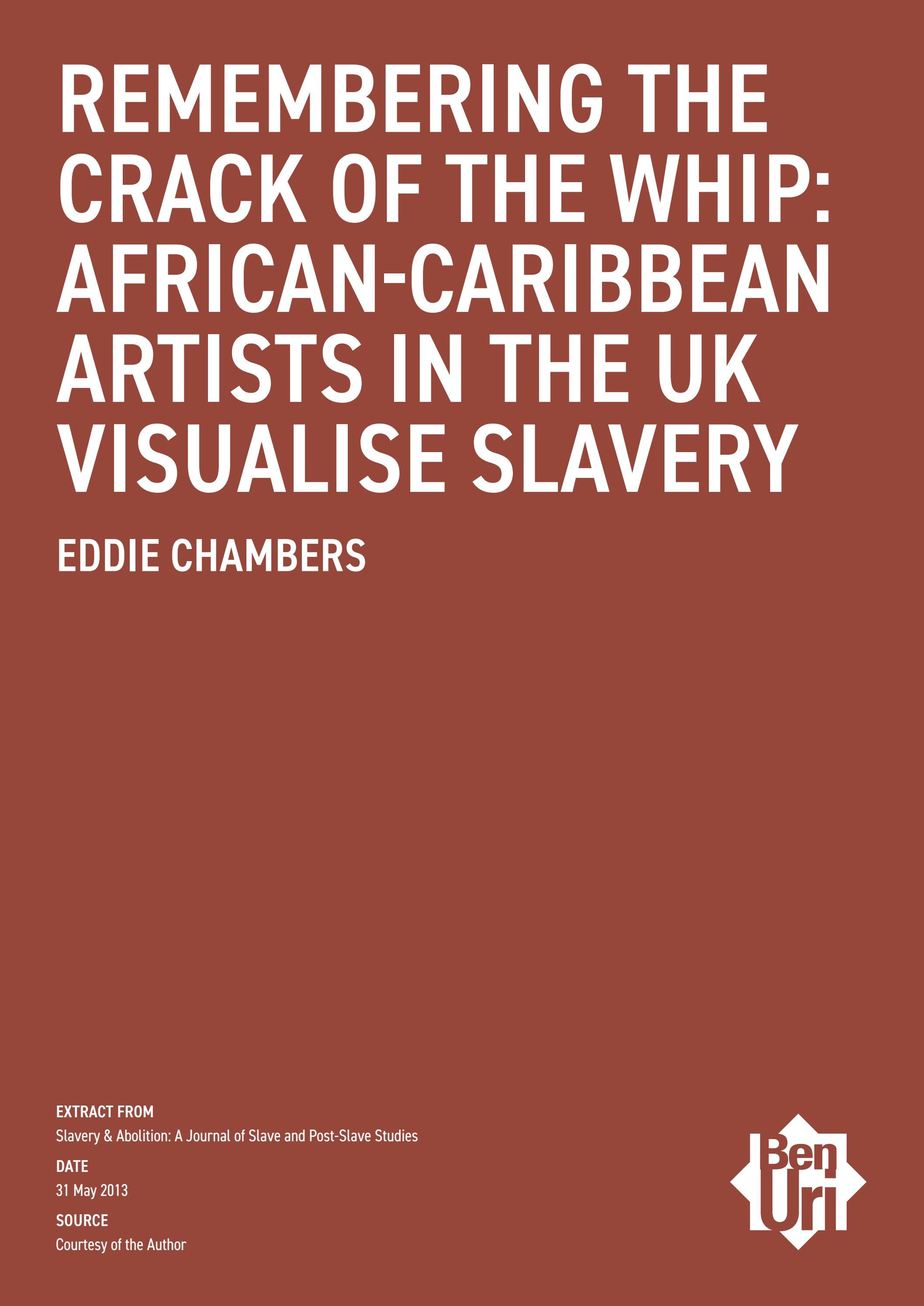 Remembering the Crack of the Whip by Ben Uri Research Unit - Issuu