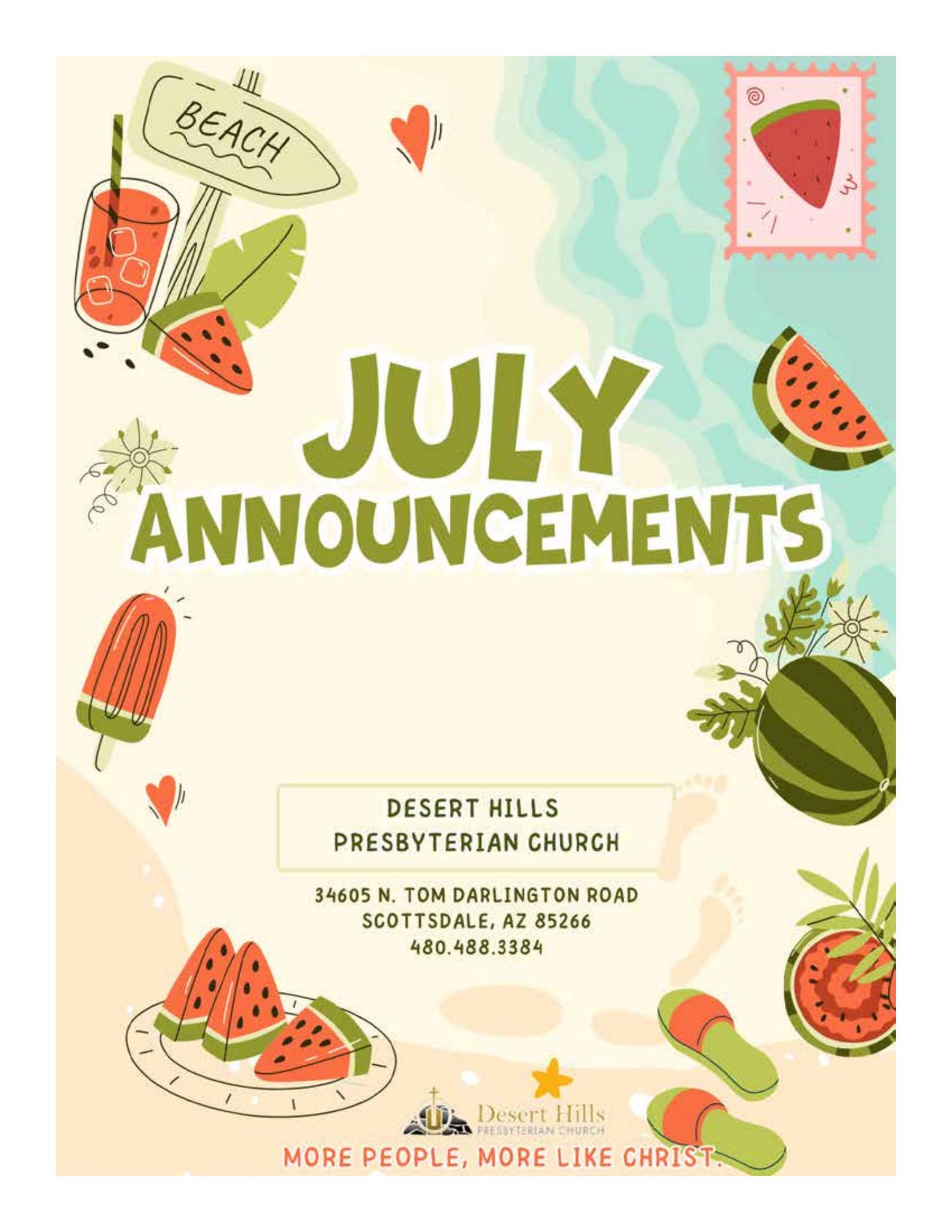 July 2024 Annoucements by Desert Hills Presbyterian Church - Issuu