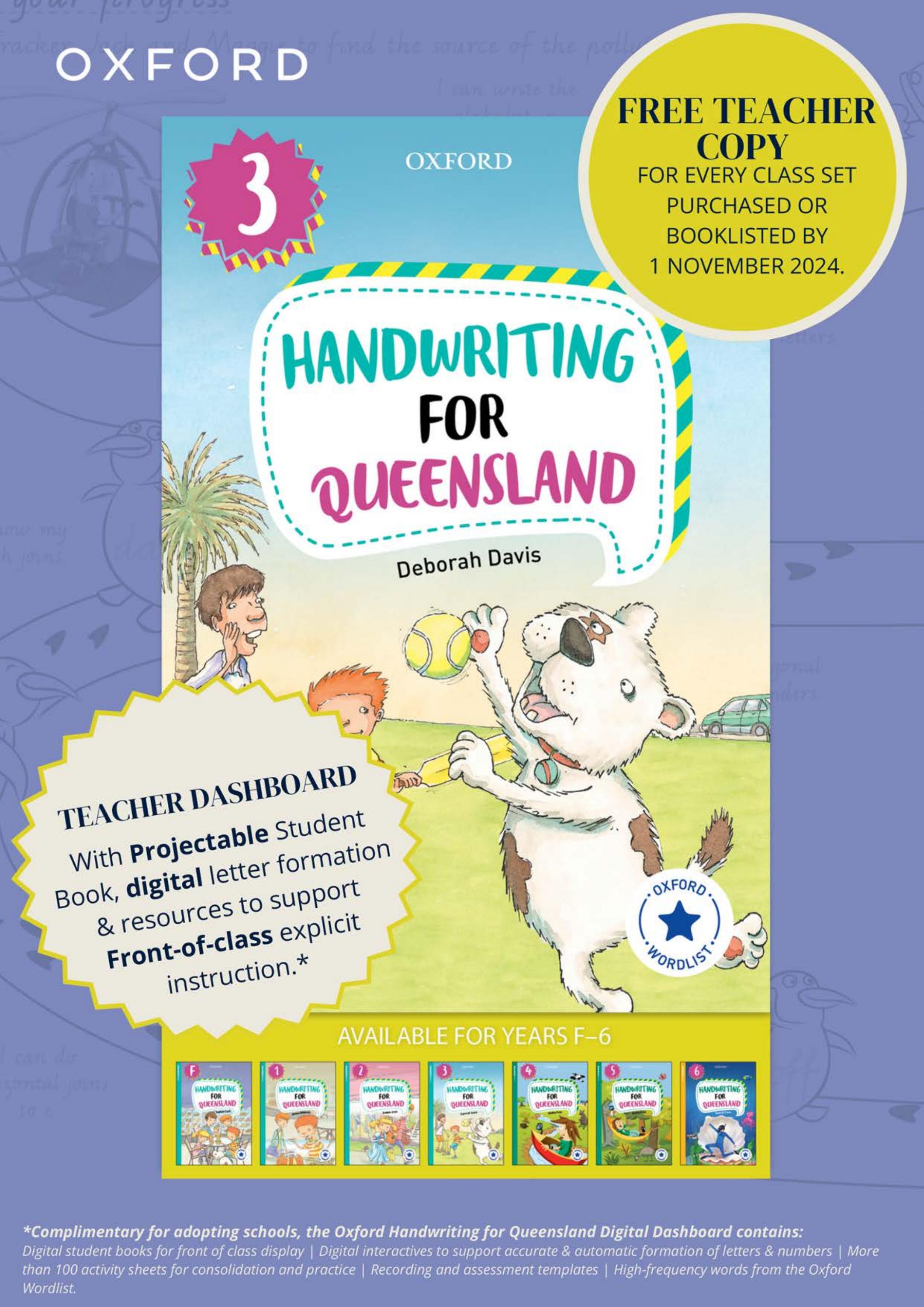Oxford Handwriting QLD - Sample pages with offer by OUPANZ - Issuu