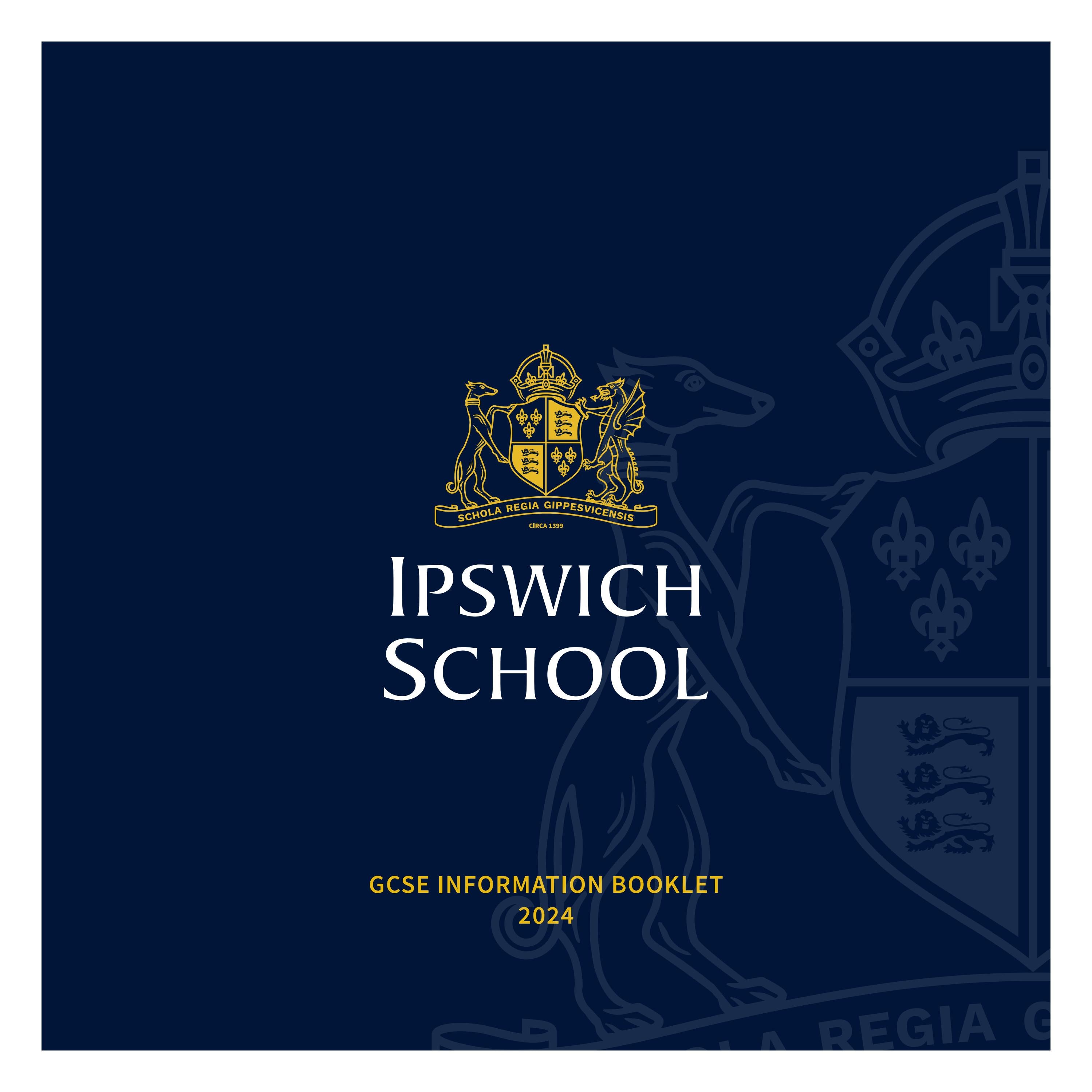 GCSE Information Booklet (June 2024) by ipswichschool - Issuu