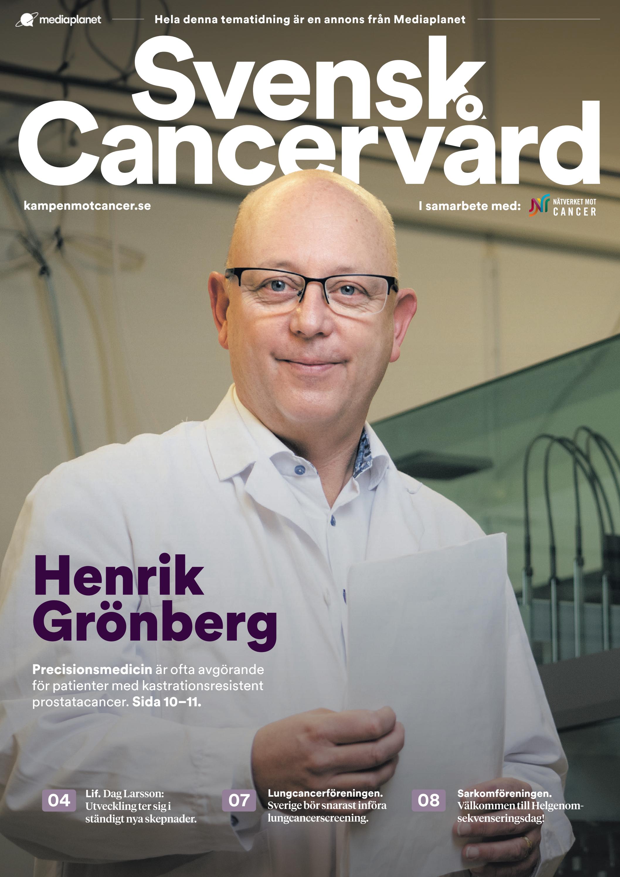 Svensk Cancervård by MediaplanetSE - Issuu
