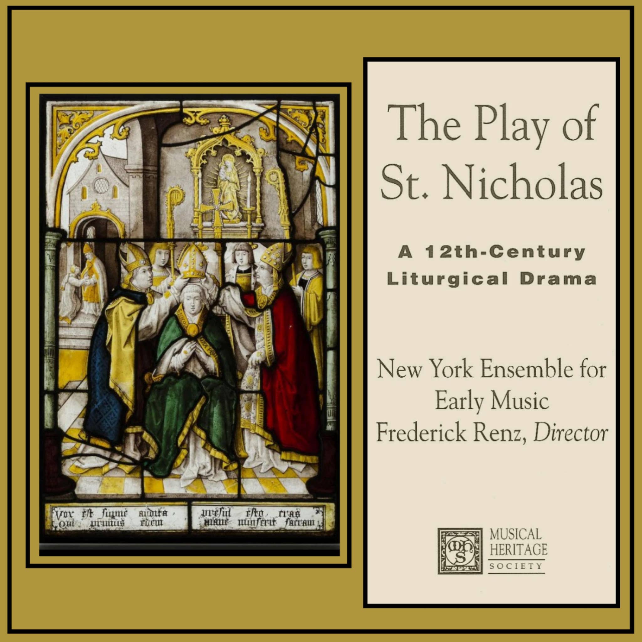 THE PLAY OF ST. NICHOLAS - New York Ensemble for Early Music (LINER ...