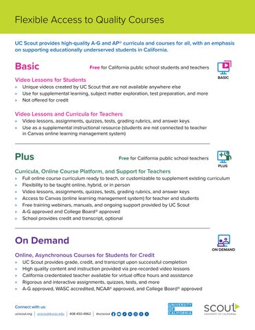 UC Scout Informational Flyer by UC Scout - Issuu