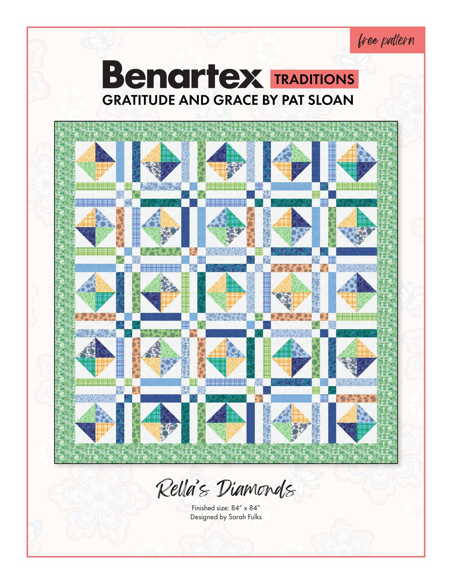Benartex - Rella's Diamonds Free Pattern by EE Schenck Company - Issuu