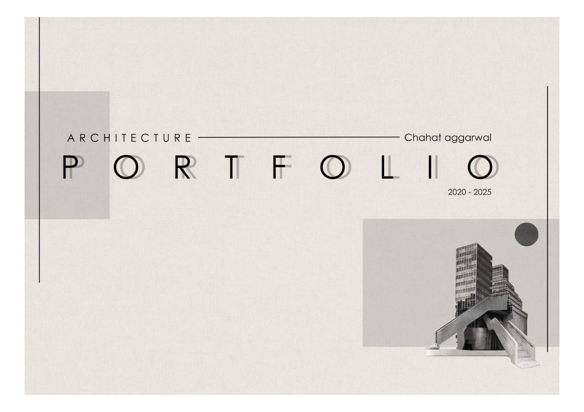 ARCHITECTURAL PORTFOLIO, Undergraduate by Chahat Aggarwal - Issuu