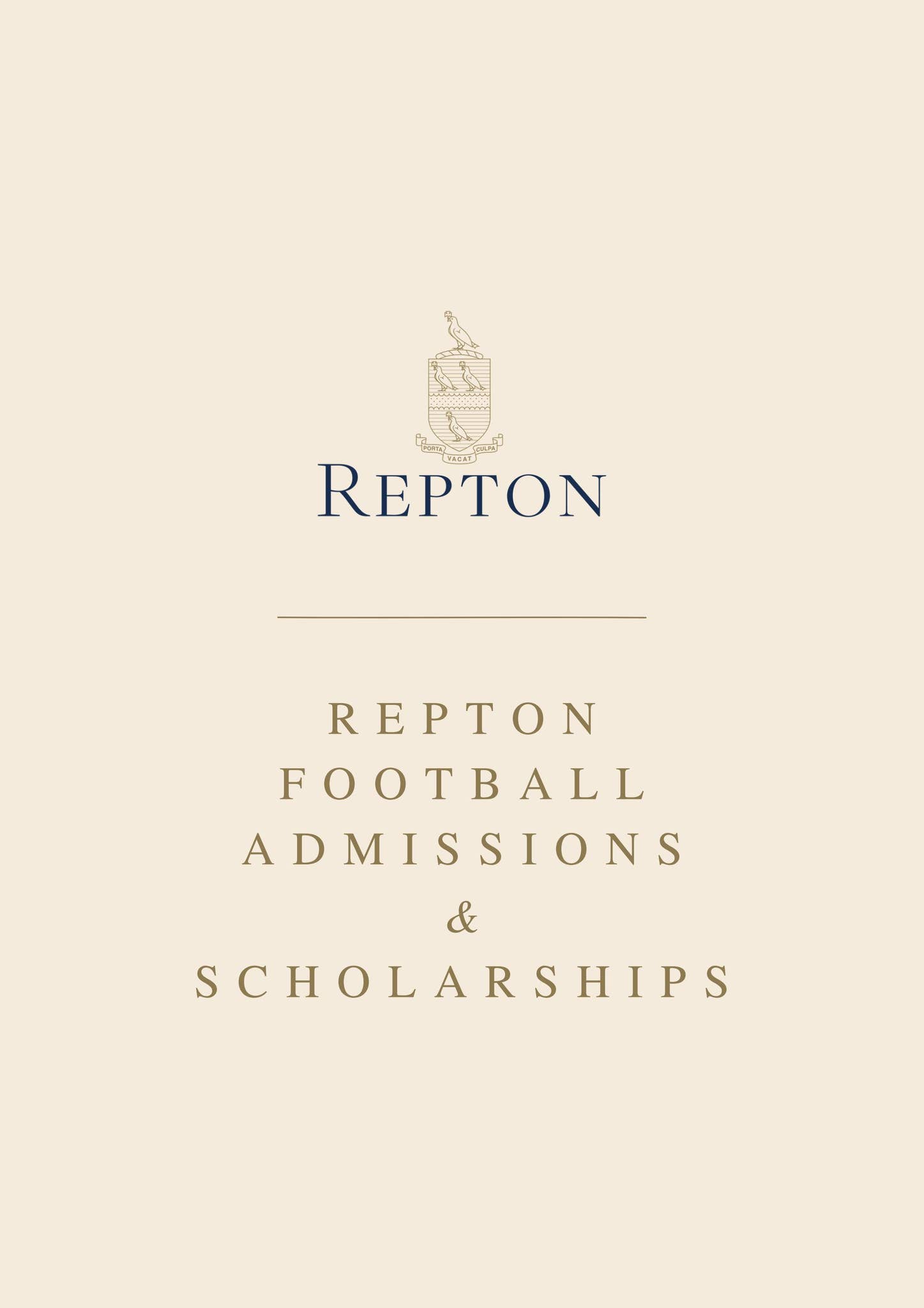 Repton Football - Scholarship and Admissions Information by Repton ...