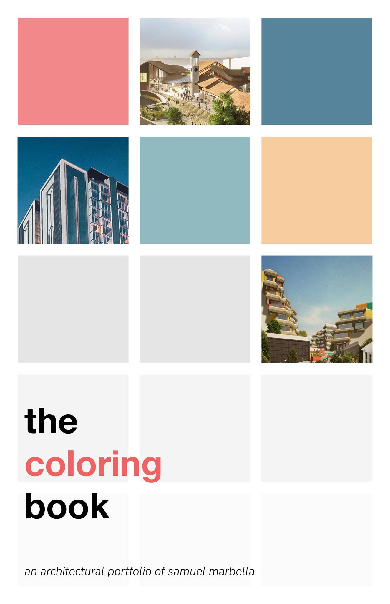 Architectural Portfolio: the coloring book by Sam Marbella by marblshx ...