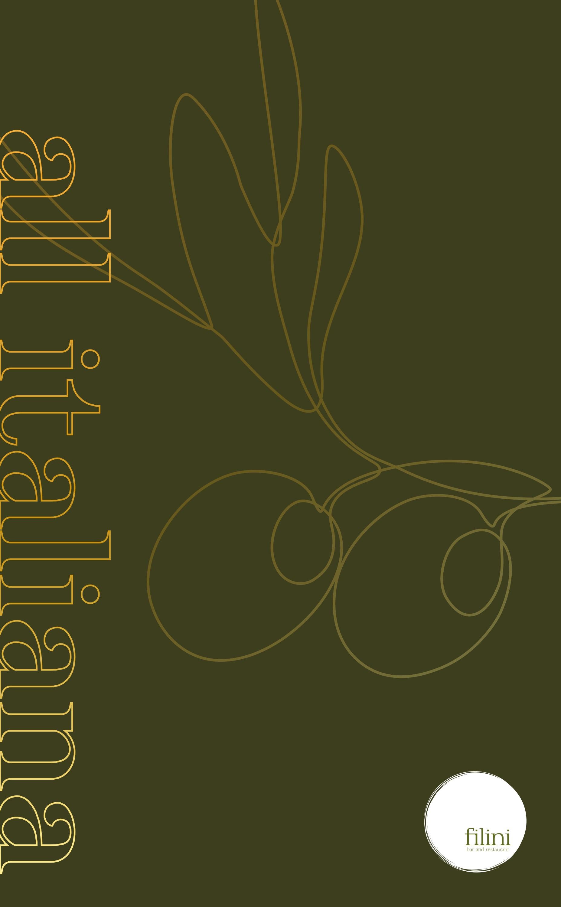 Filini All' Italiana Menu by Yas Plaza Hotels - Issuu