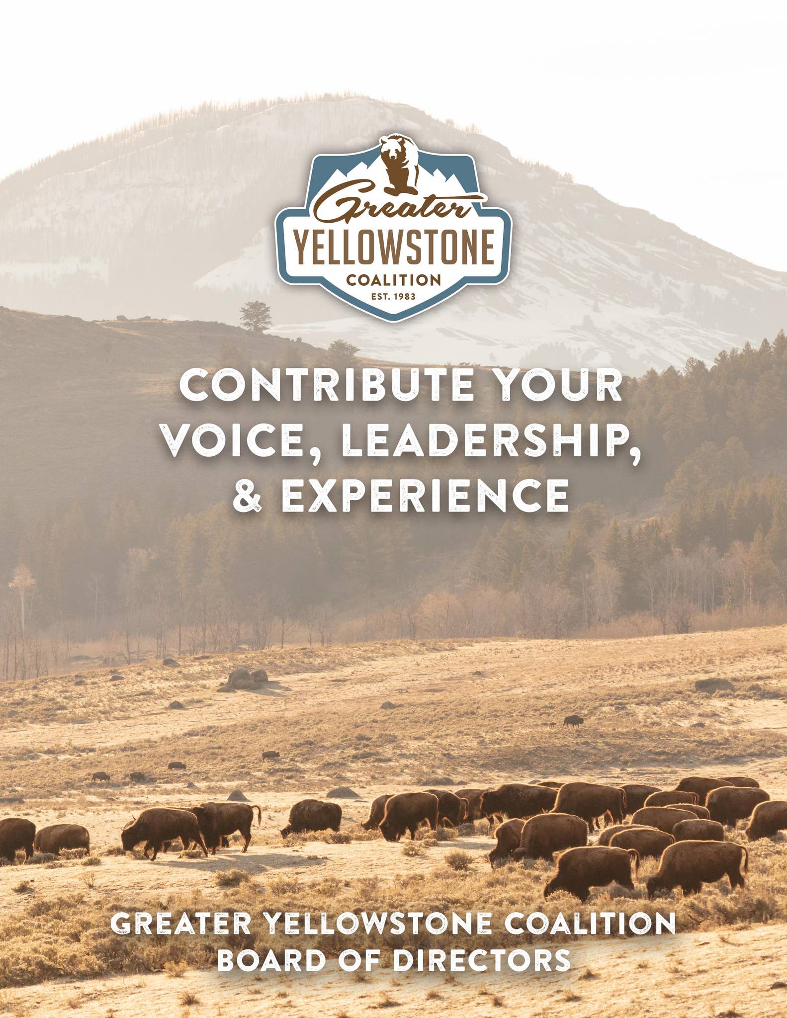 Greater Yellowstone Coalition Board Brochure by ...