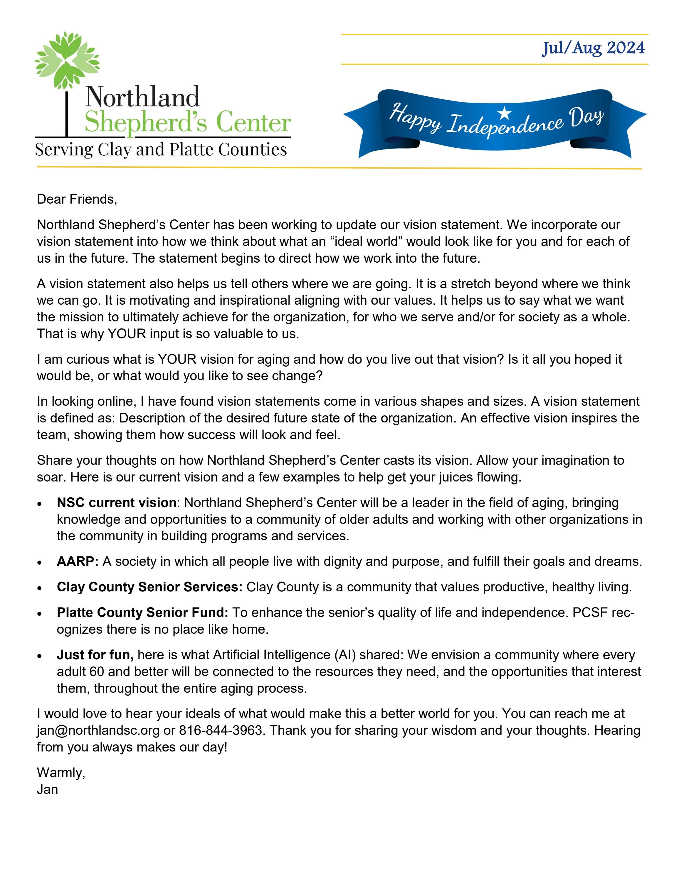 NSC July Aug Newsletter by NorthlandSC - Issuu