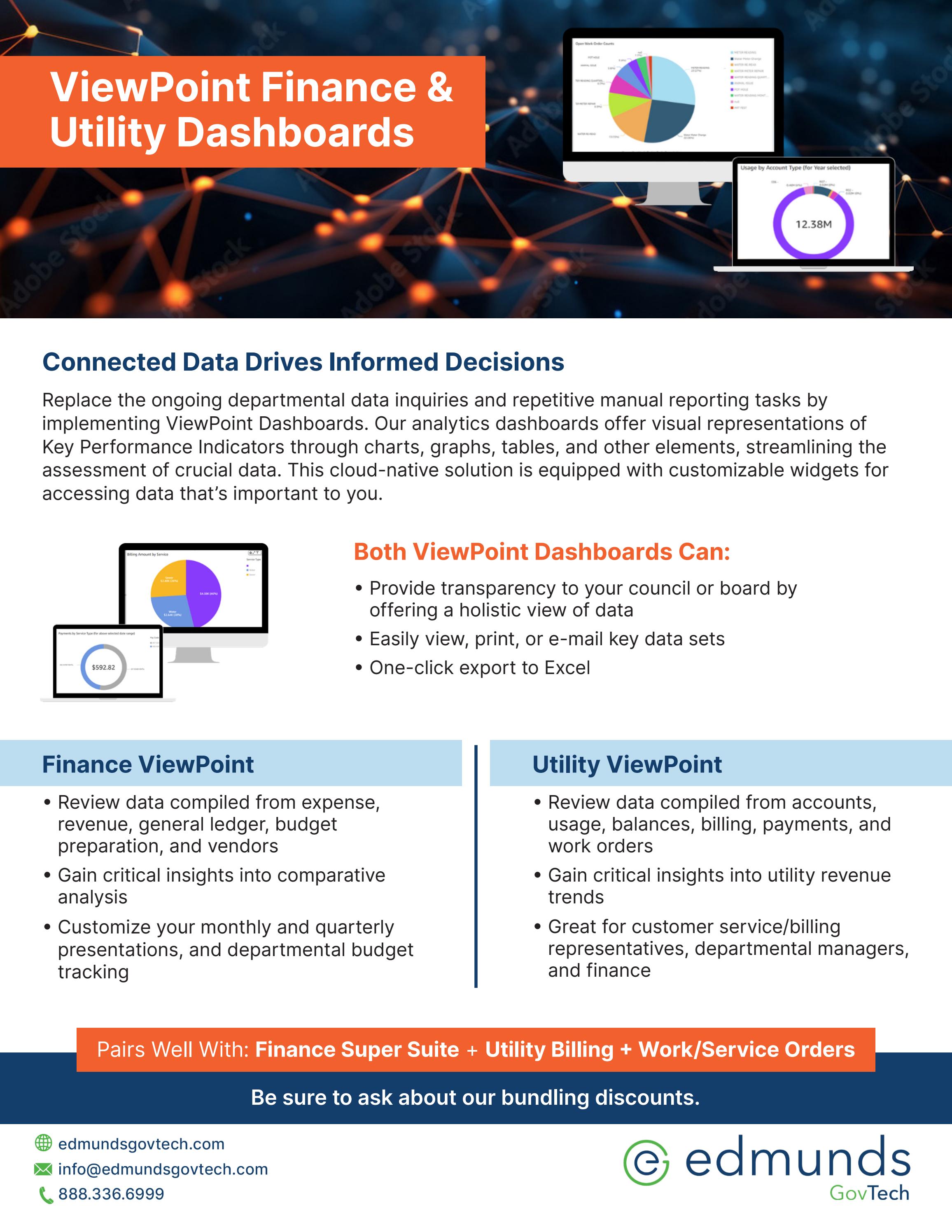 ViewPoint Finance & Utility Dashboards by Edmunds GovTech - Issuu