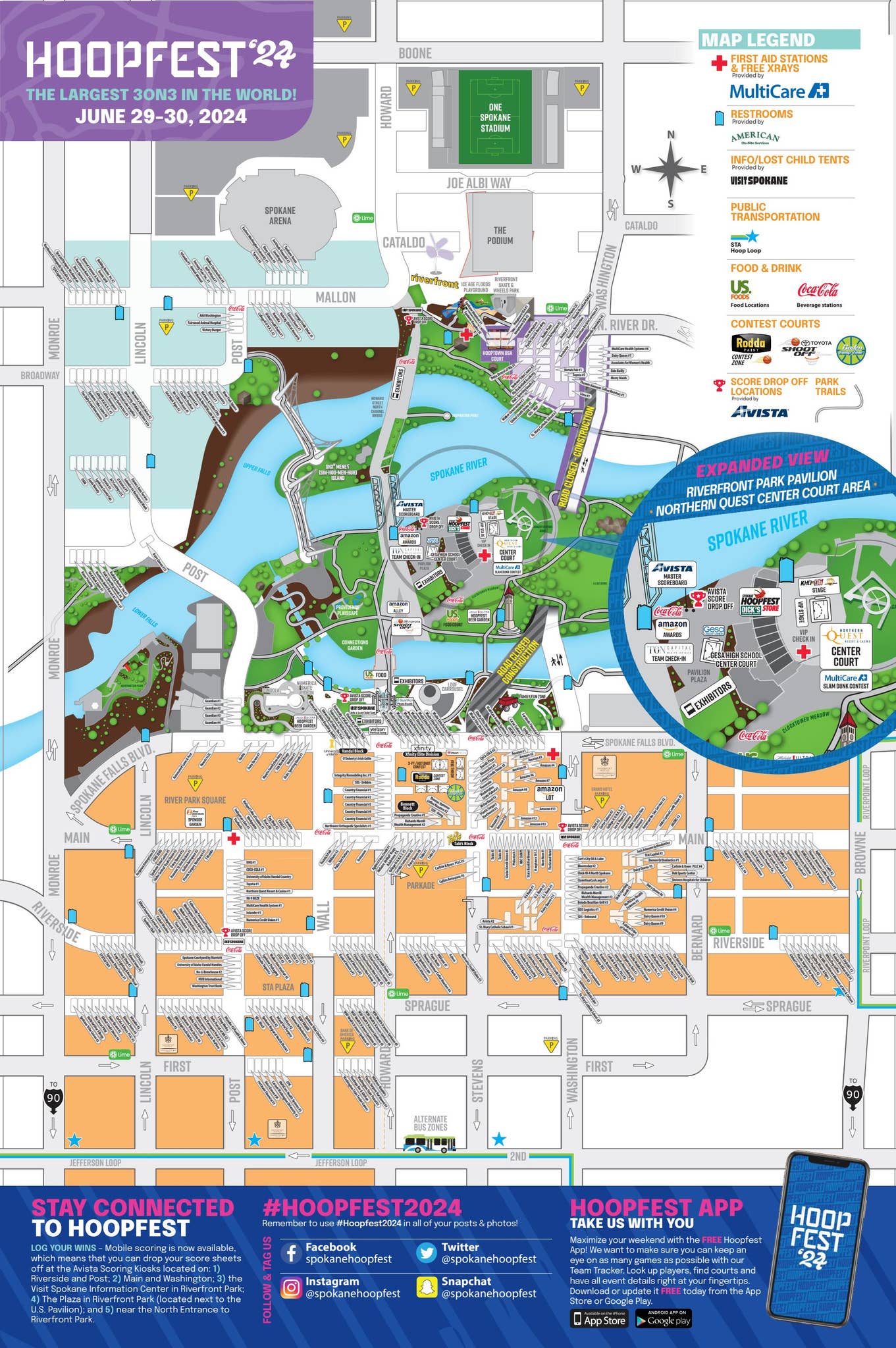 Hoopfest 2024 Map by cowlesrealestate - Issuu