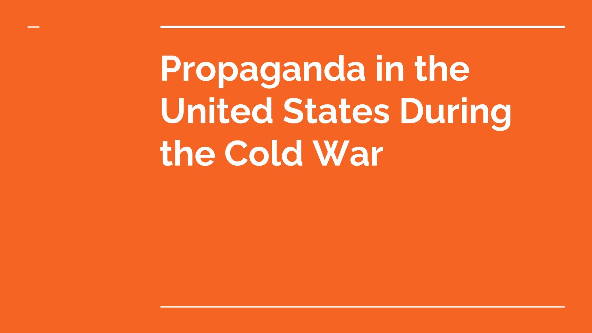 Propaganda in the US During the Cold War by demandside - Issuu