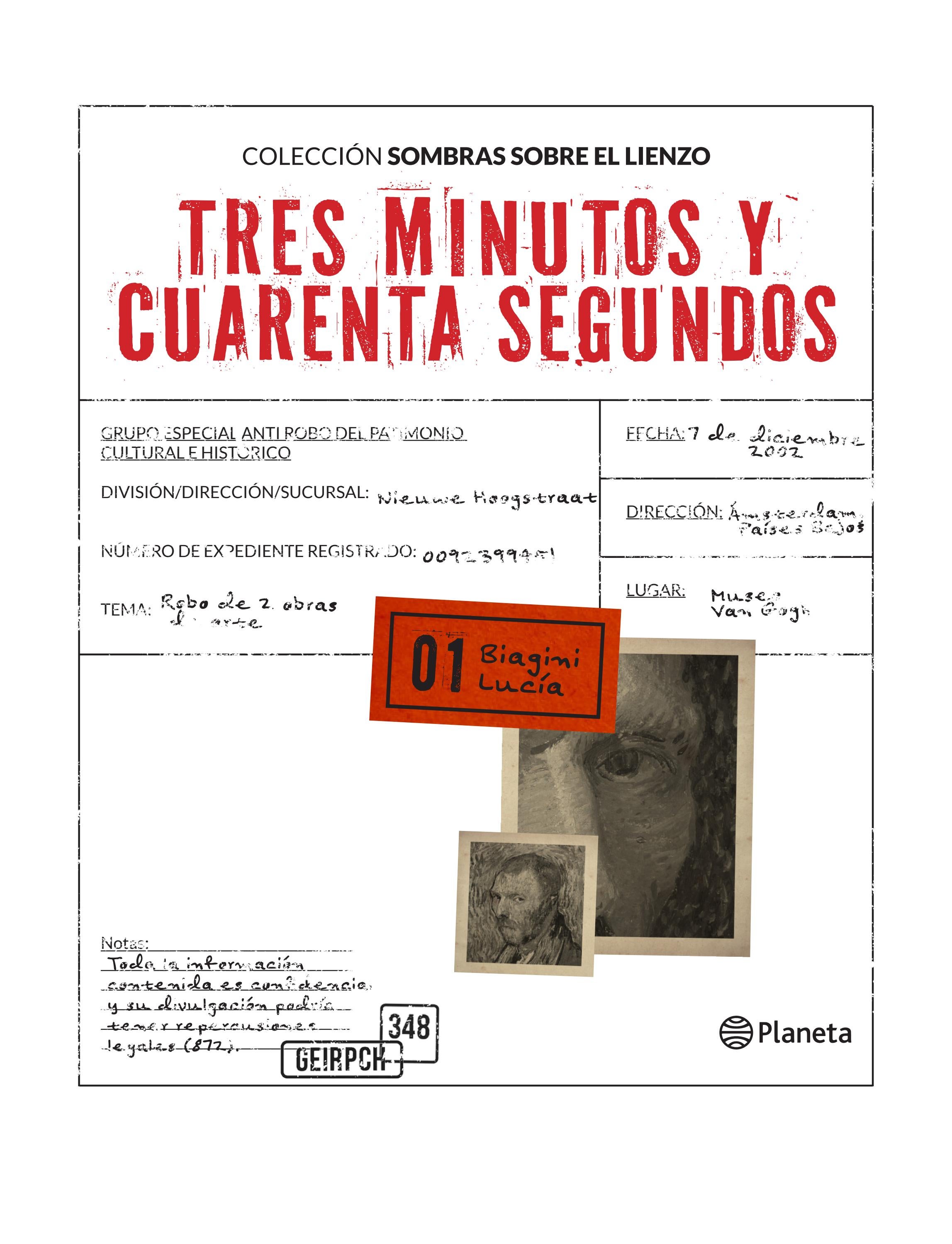 Tres minutos y cuarenta segundos, Sombras sobre el lienzo by ...