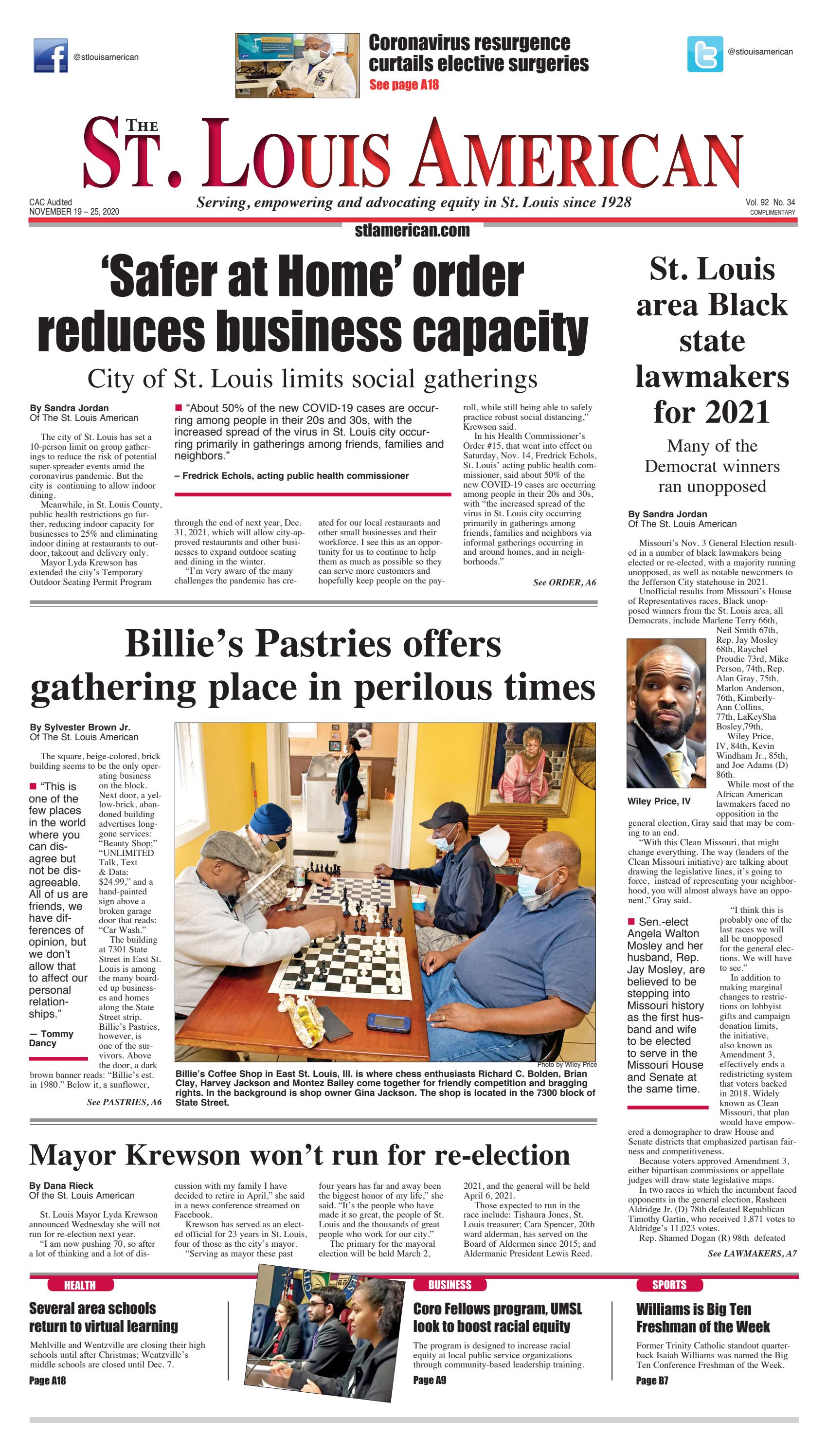 November 19th, 2020 edition by The St. Louis American - Issuu