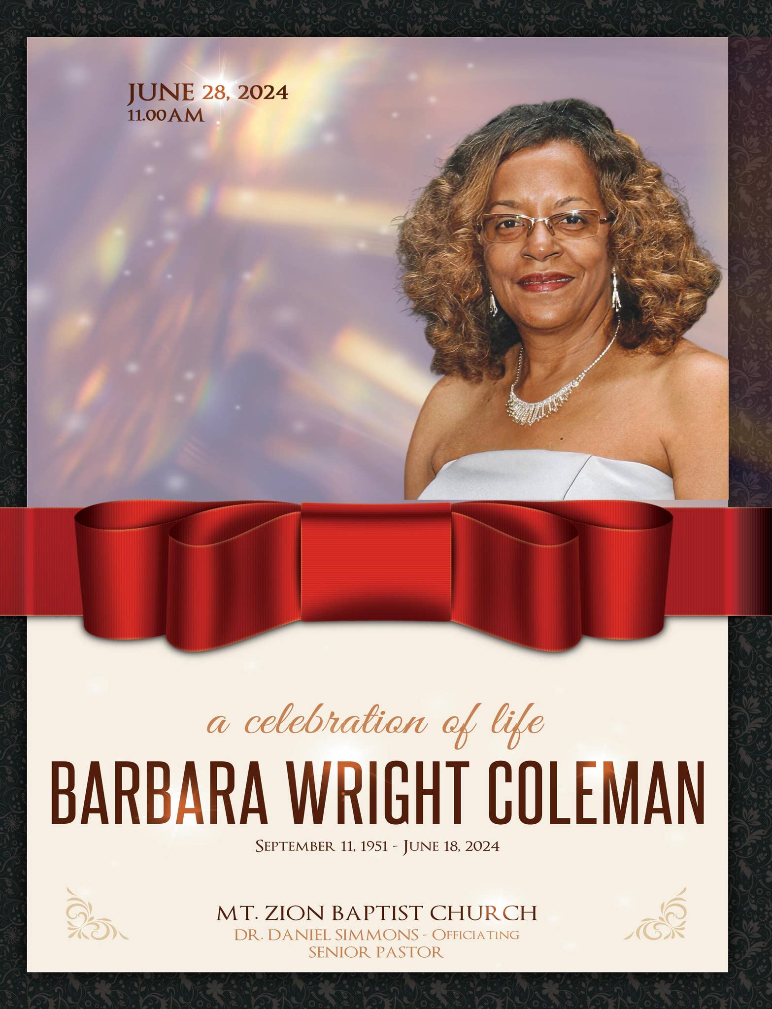Program for Mrs. Barbara Wright Coleman by Wrightmag - Issuu