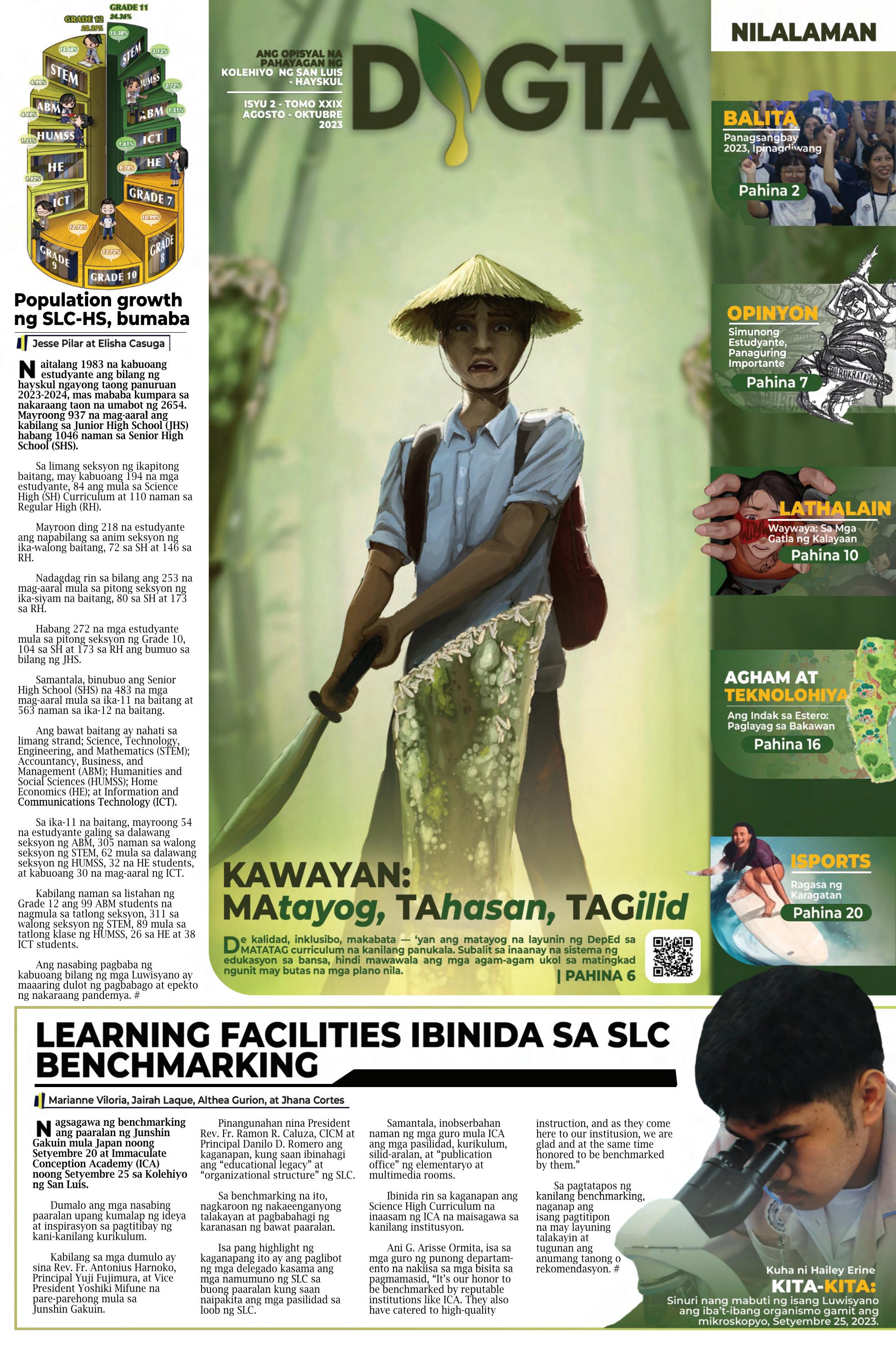 ANG DAGTA 2023 - 2024 by The Louisian Newsette - Issuu