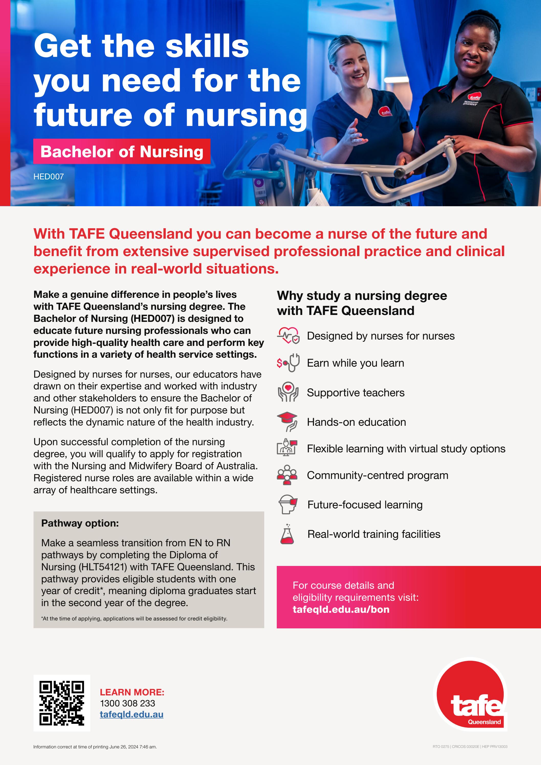 TAFE Queensland Bachelor of Nursing by tafeqldgc - Issuu
