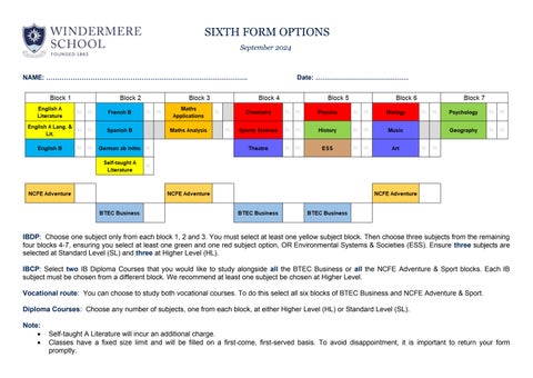 Sixth Form Options September 2024 by windermeresch - Issuu