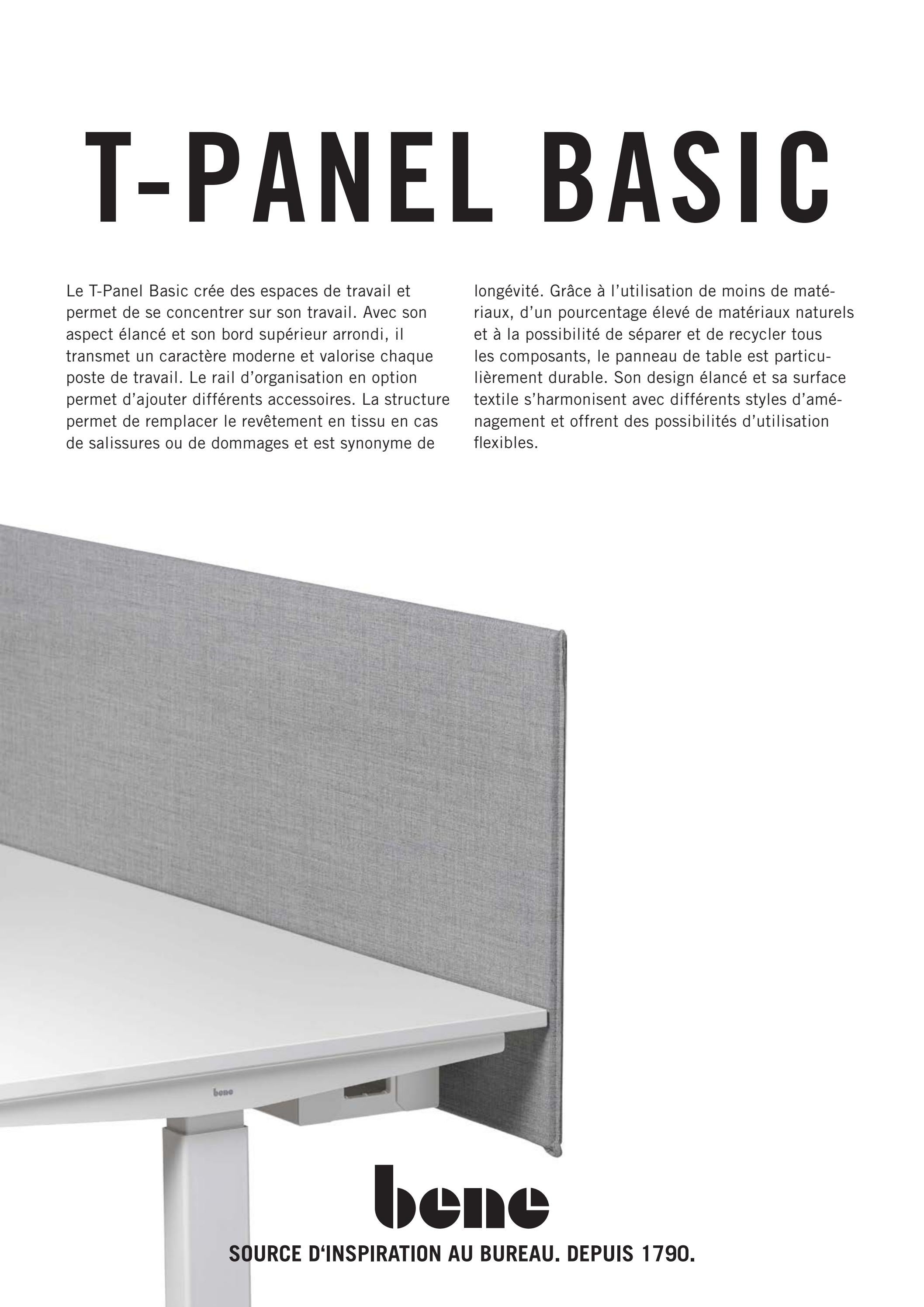 fiche-technique-bene-t-panel-basic by Bene Office - Issuu