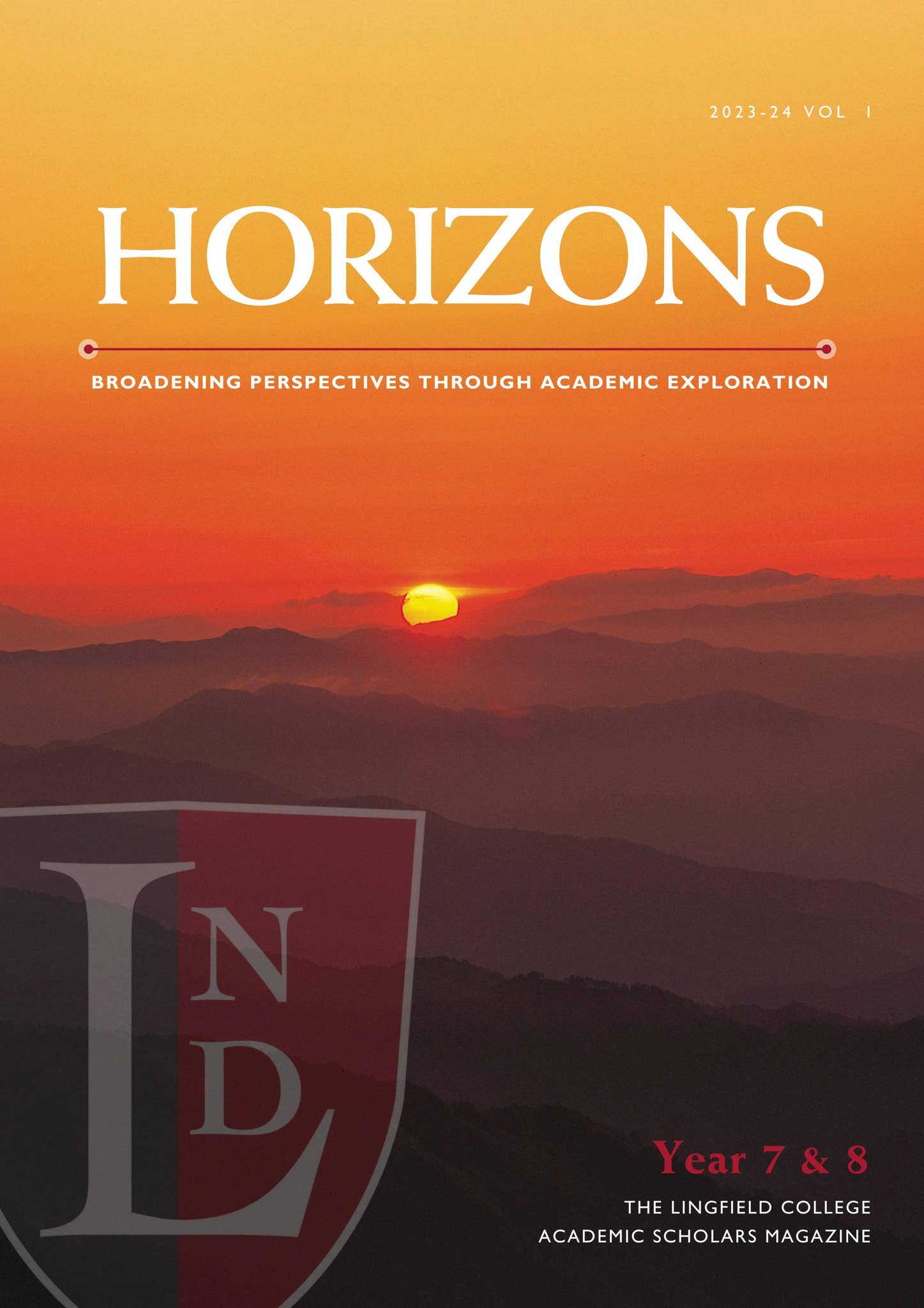 Horizons Vol 1 - The Lingfield College Academic Scholars Magazine 2023 ...