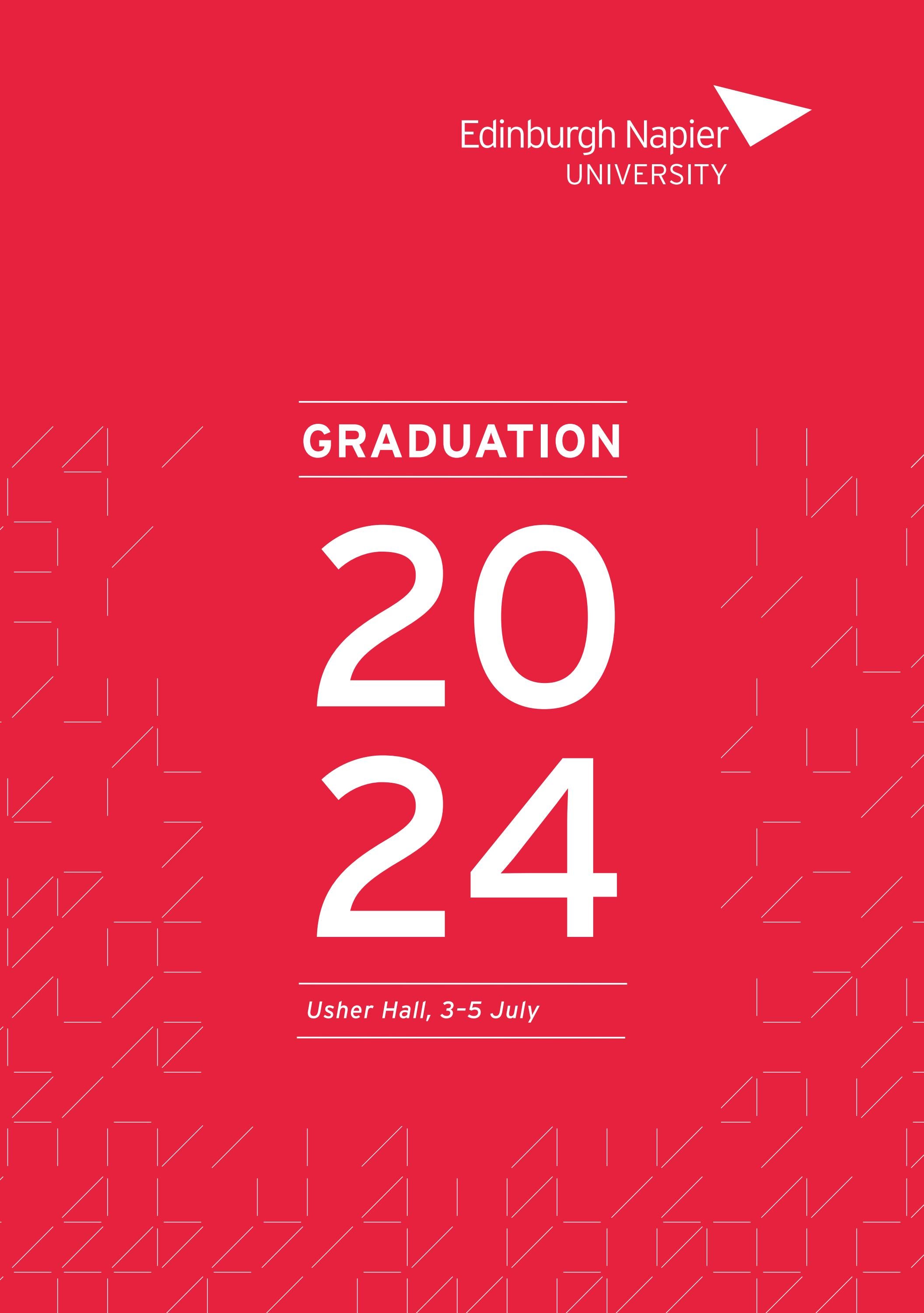 Graduation booklet 2024 by napier-markcomms - Issuu