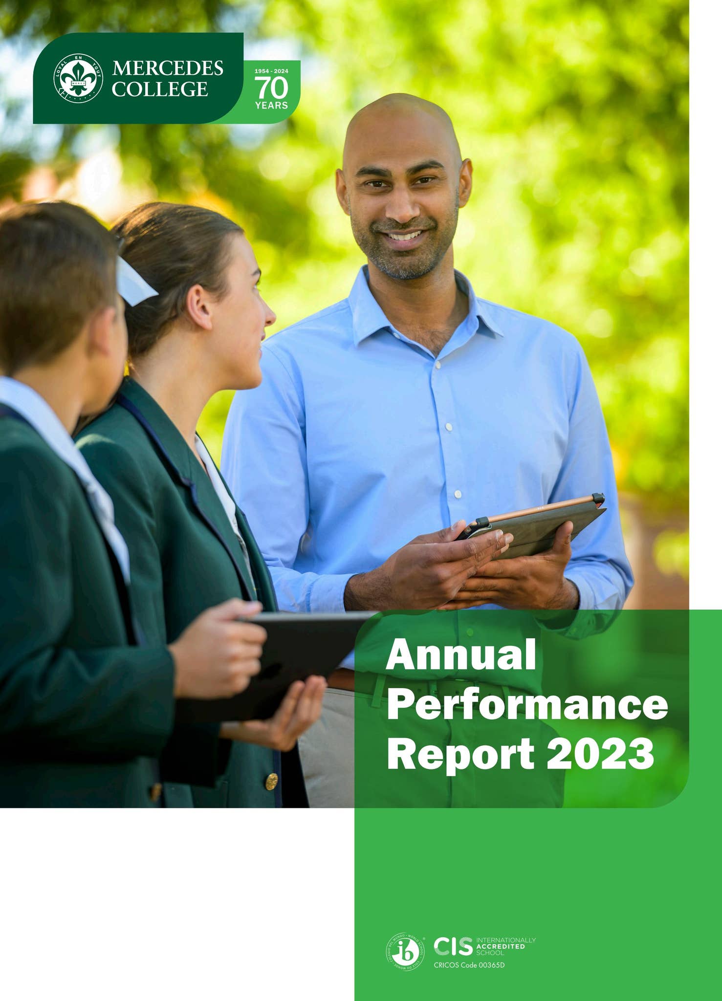 Mercedes College Annual Performance Report 2023 by Mercedes College - Issuu