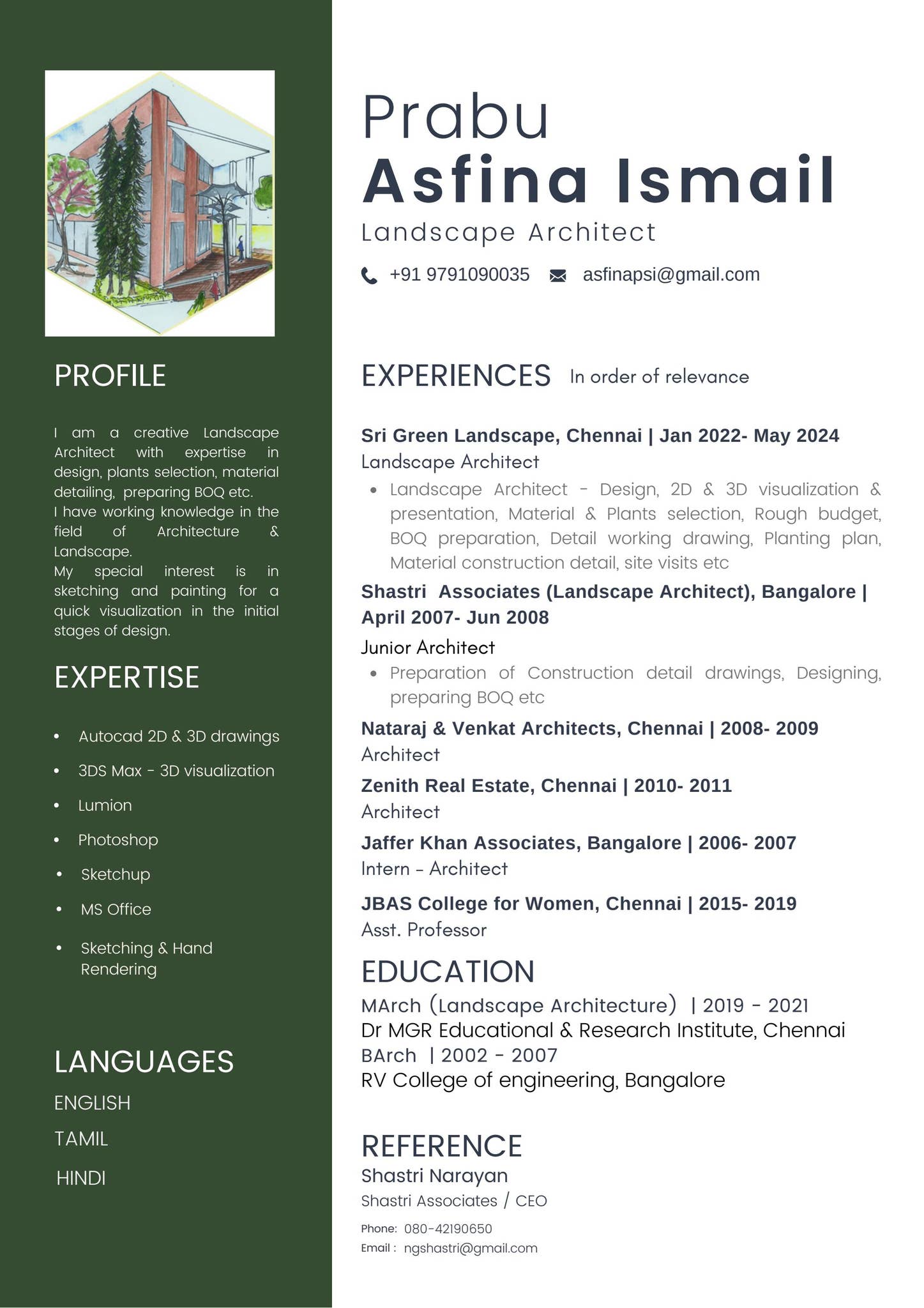 Resume by asfina ismail - Issuu