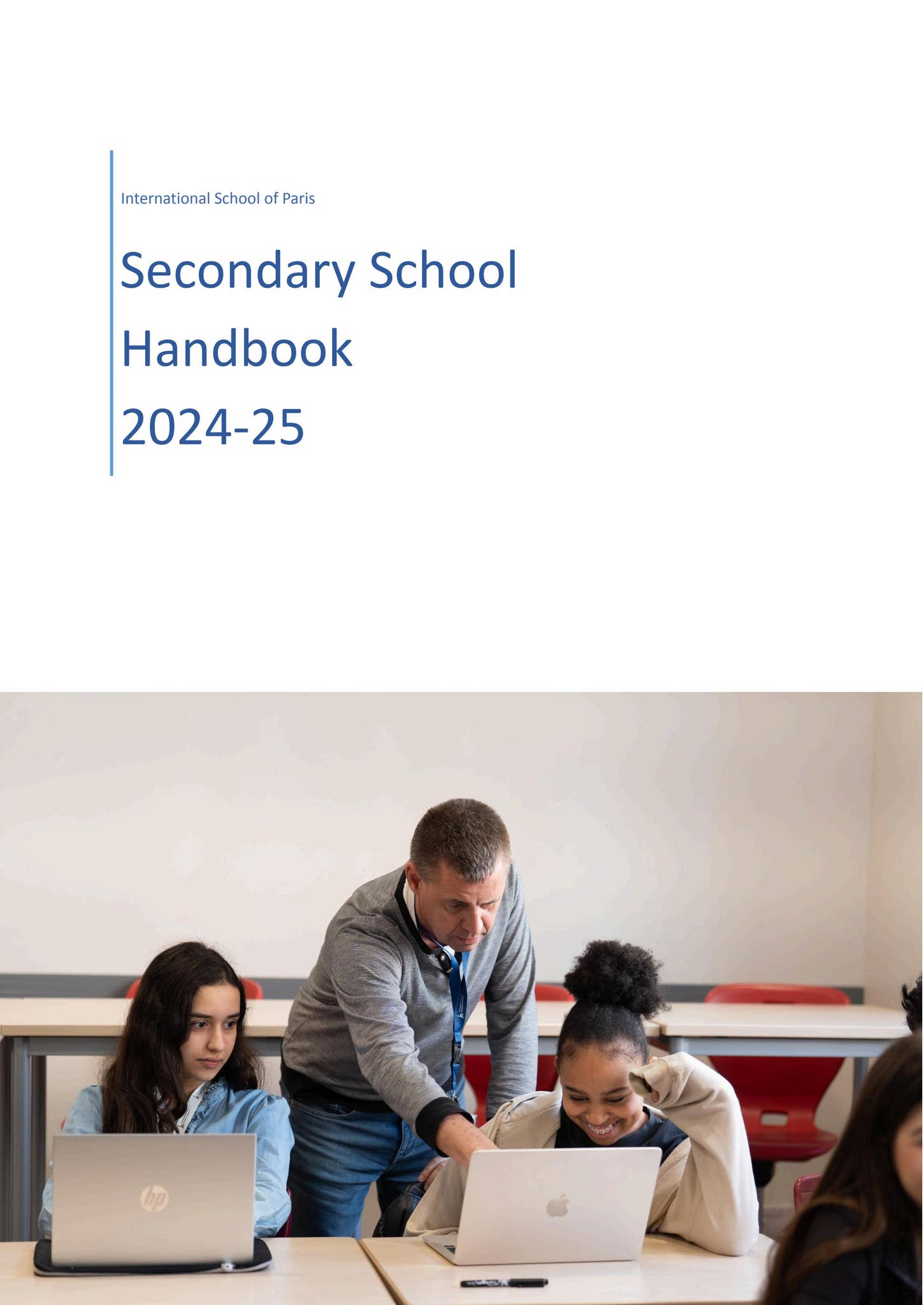 Secondary School Handbook 2024-25 by isparis_official - Issuu