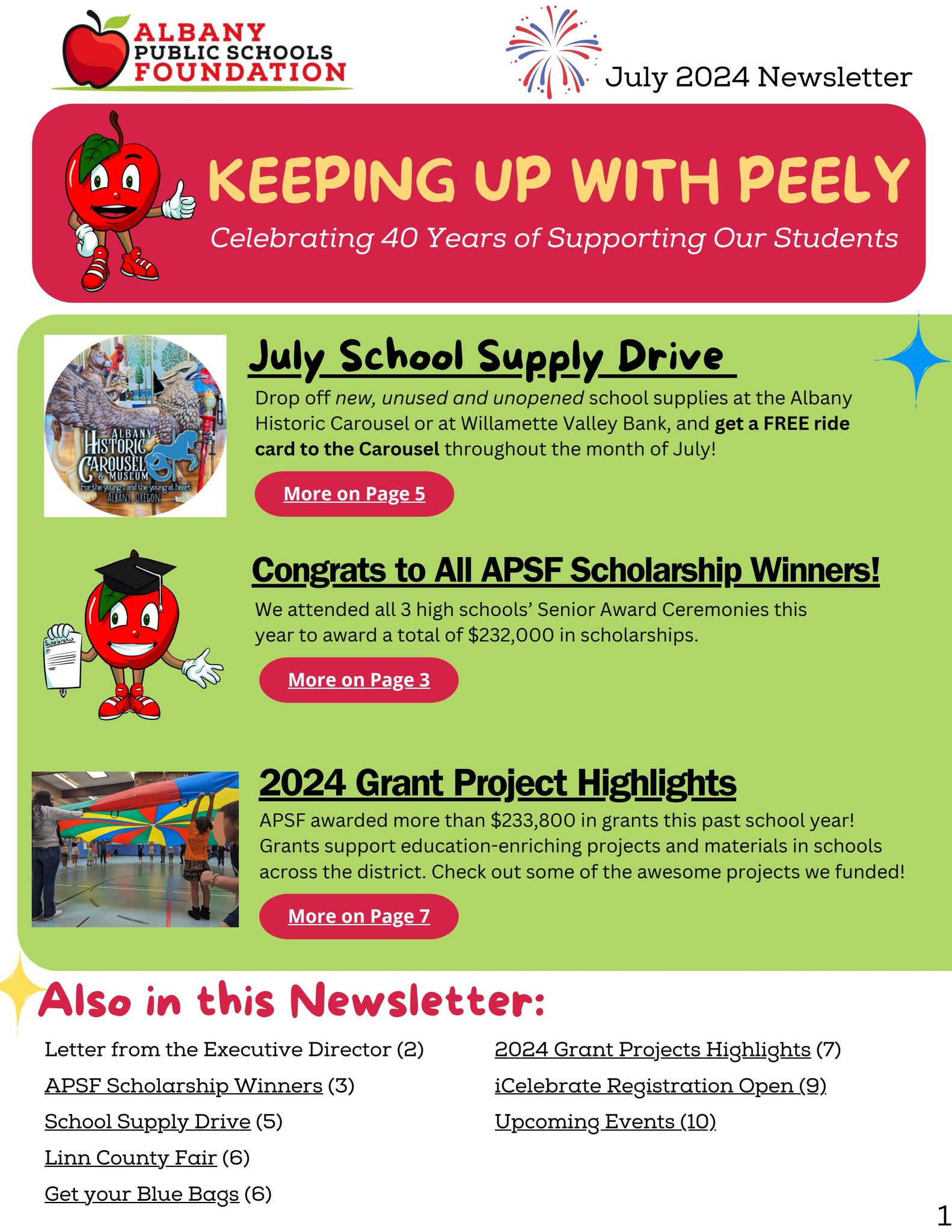 July 2024 APSF Newsletter by Albany Public Schools Foundation - Issuu