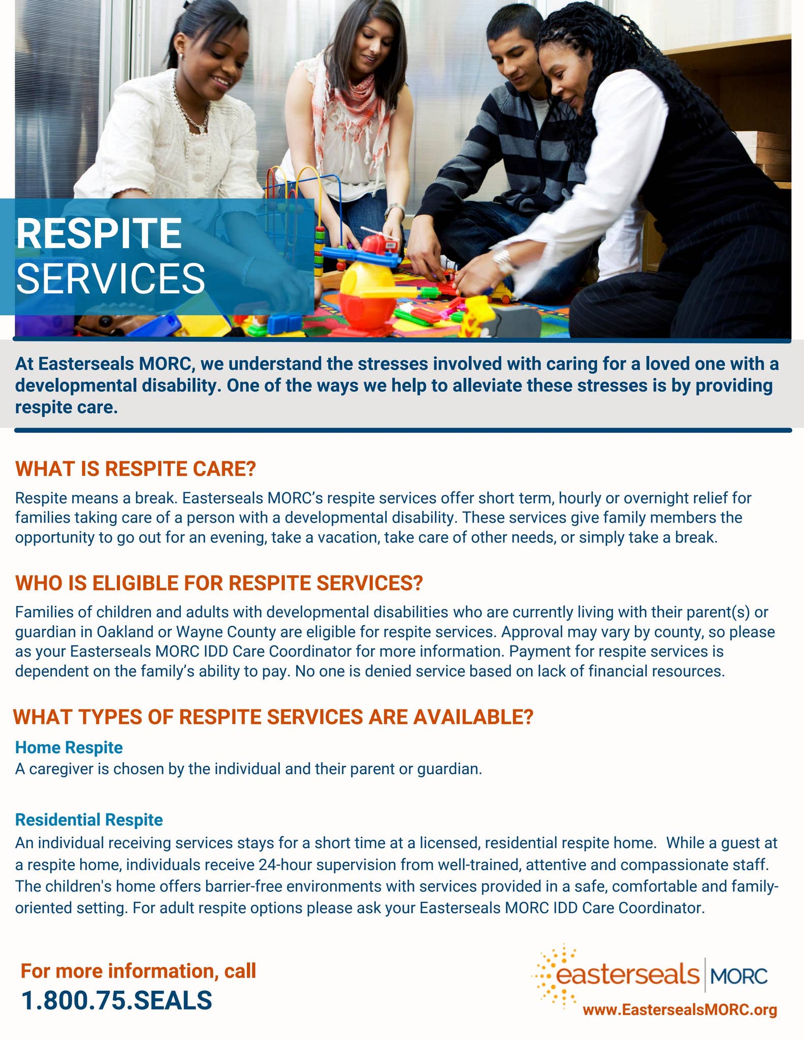 Respite Services by Easterseals MORC - Issuu