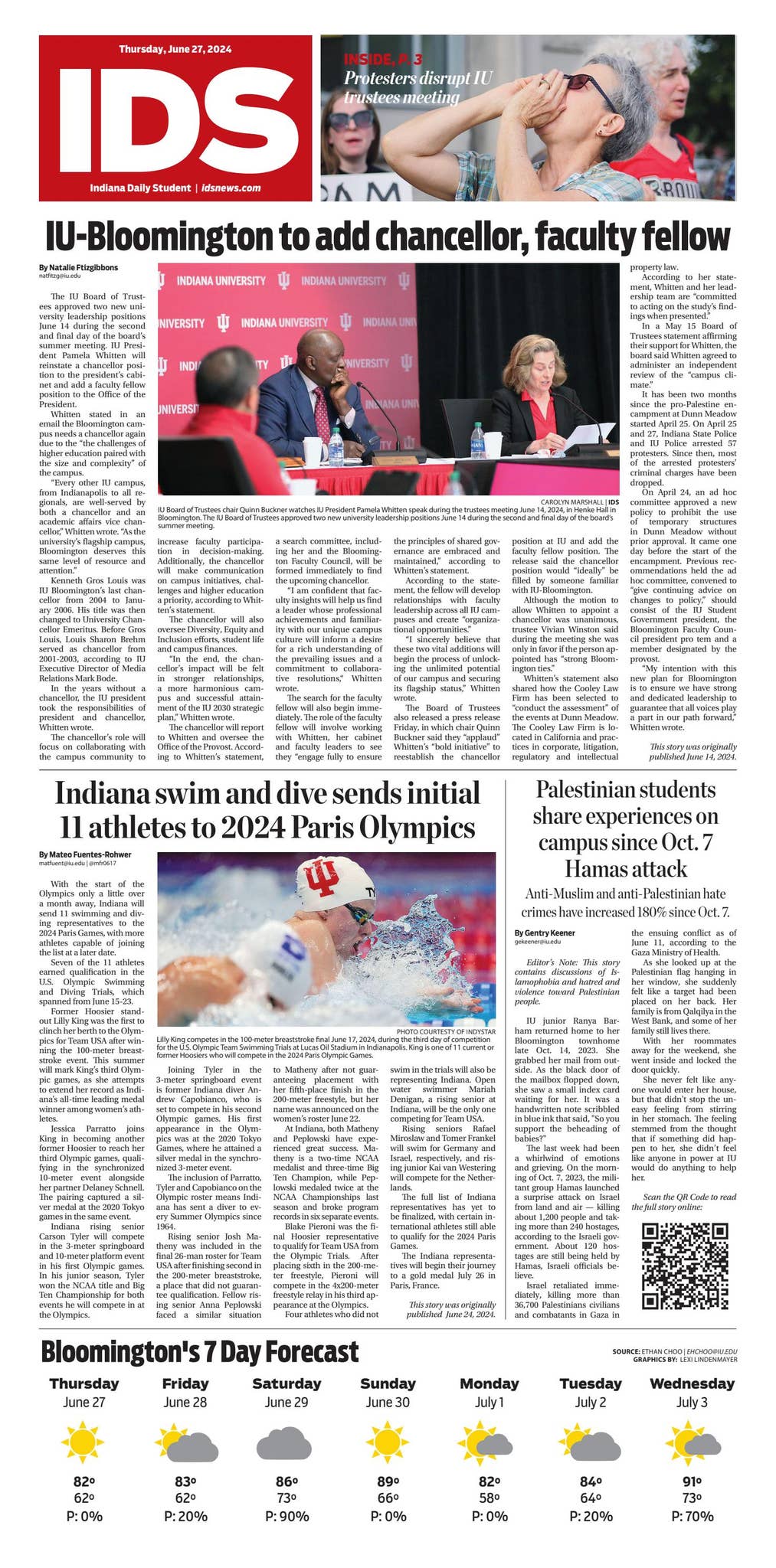 Indiana Daily Student - Thursday, June 27, 2024 by Indiana Daily ...