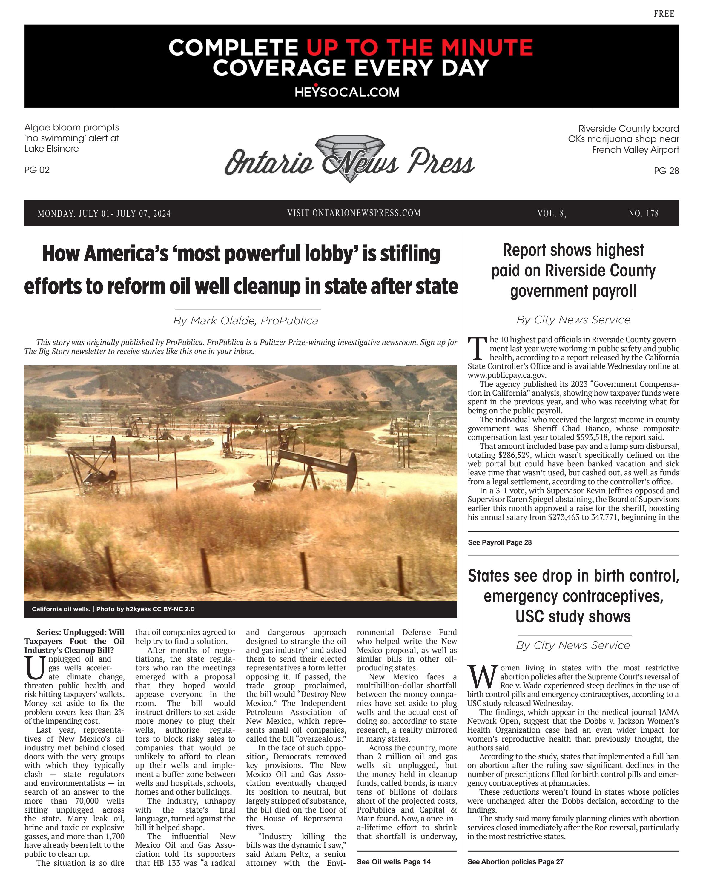 Ontario News Press_7/1/2024 by Beacon Media News - Issuu